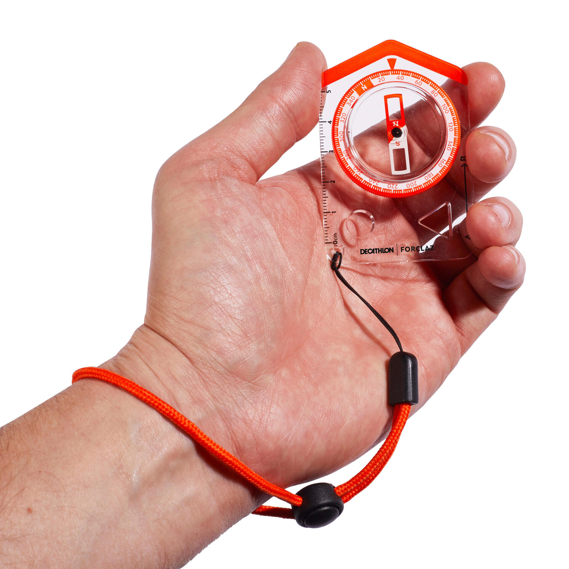 Orienteering Baseplate Compass Geonaute Begin 100 - Orange
