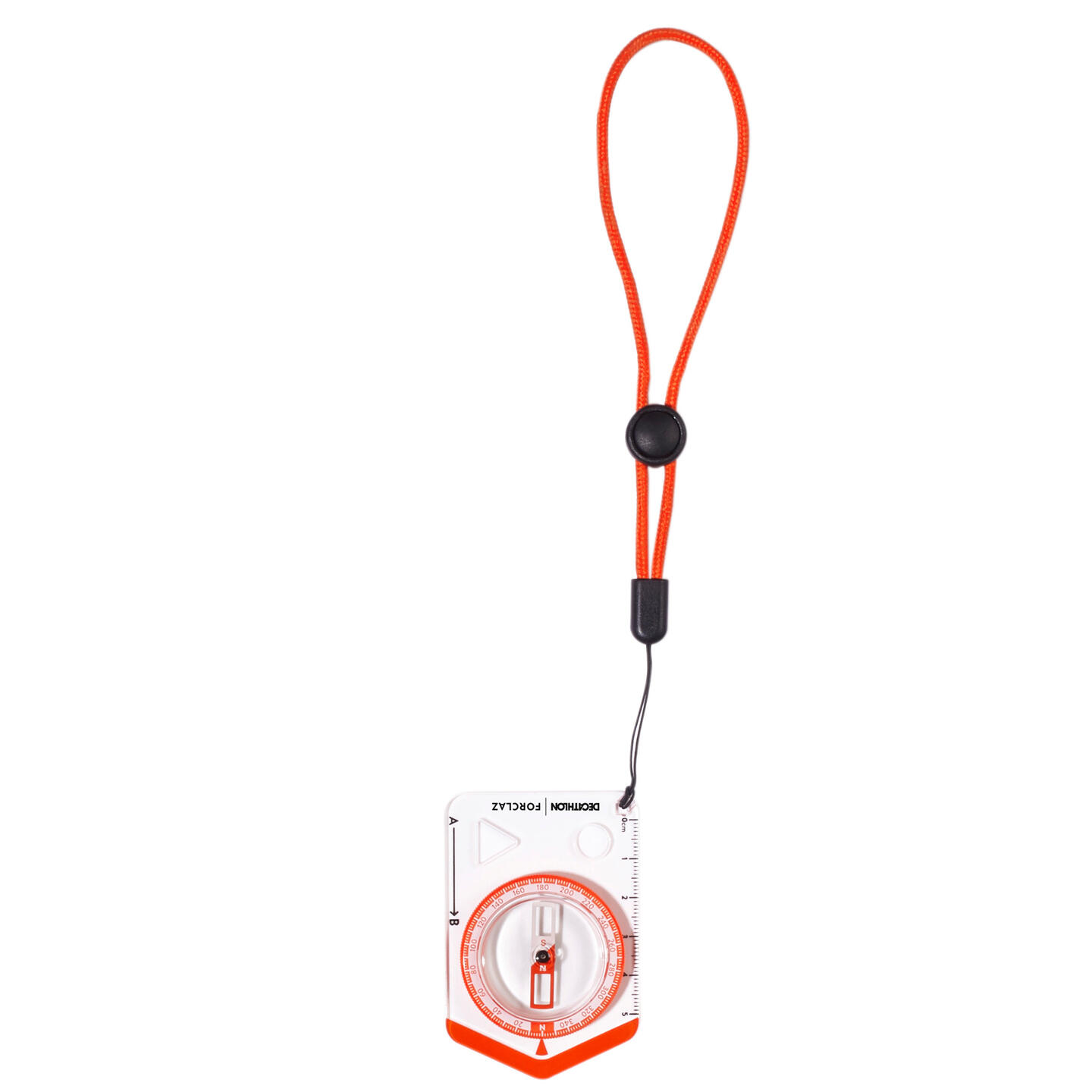 Orienteering Baseplate Compass Geonaute Begin 100 - Orange