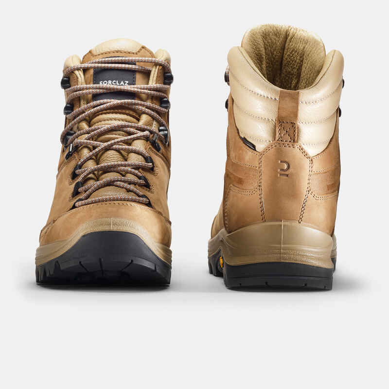 BOTAS DE TREKKING PIEL IMPERMEABLES - VIBRAM - MT500 LEATHER - MUJER ...