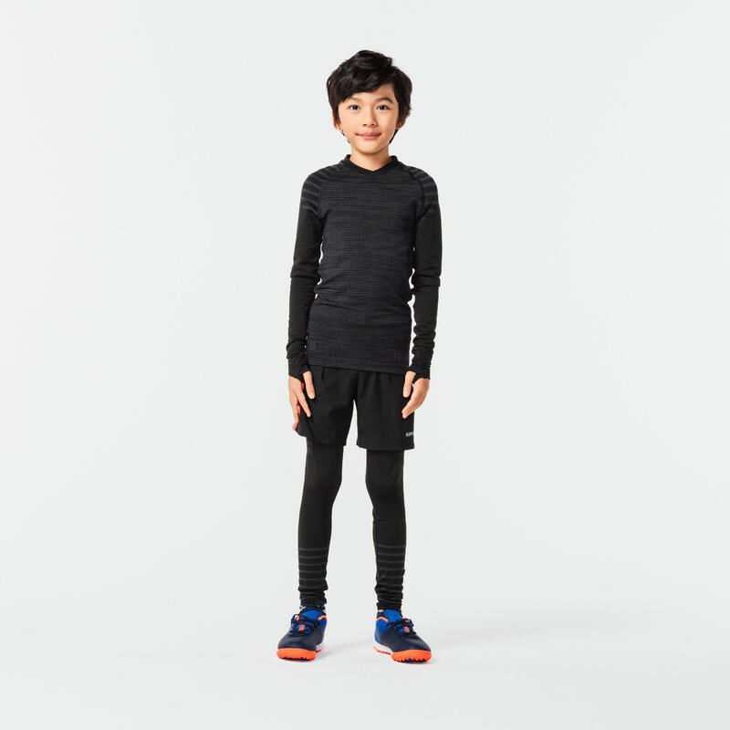 KIPSTA - Colanți termici Keepdry 500 Negru Copii | Decathlon