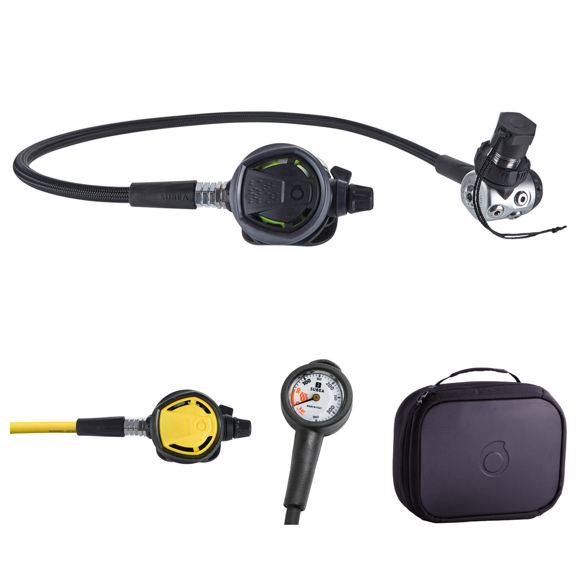 Set Scuba Diving Regulator SCD 900 DIN 300 bars - Decathlon