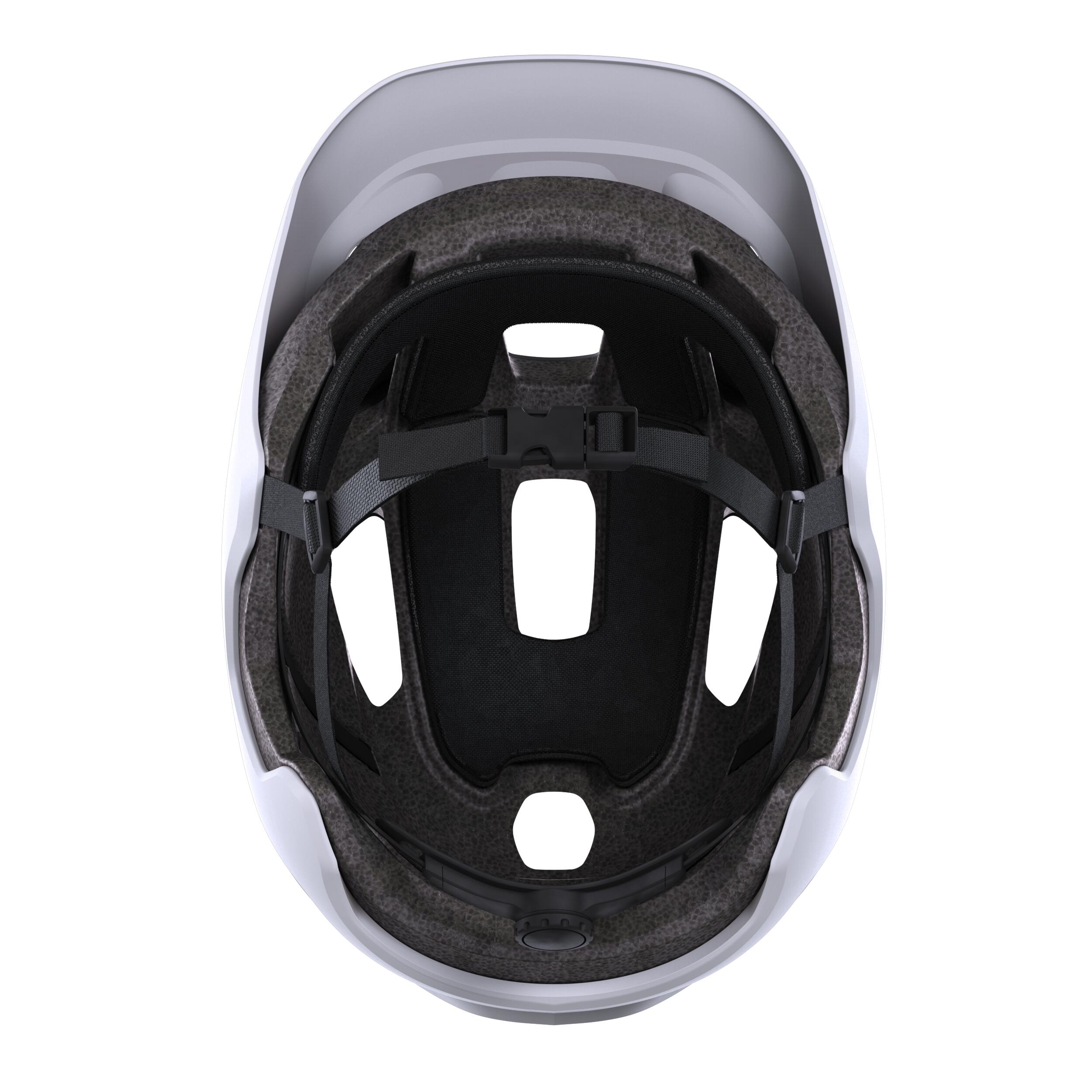 MTB Helmet - EXPL 100 White - Snow white - Rockrider - Decathlon
