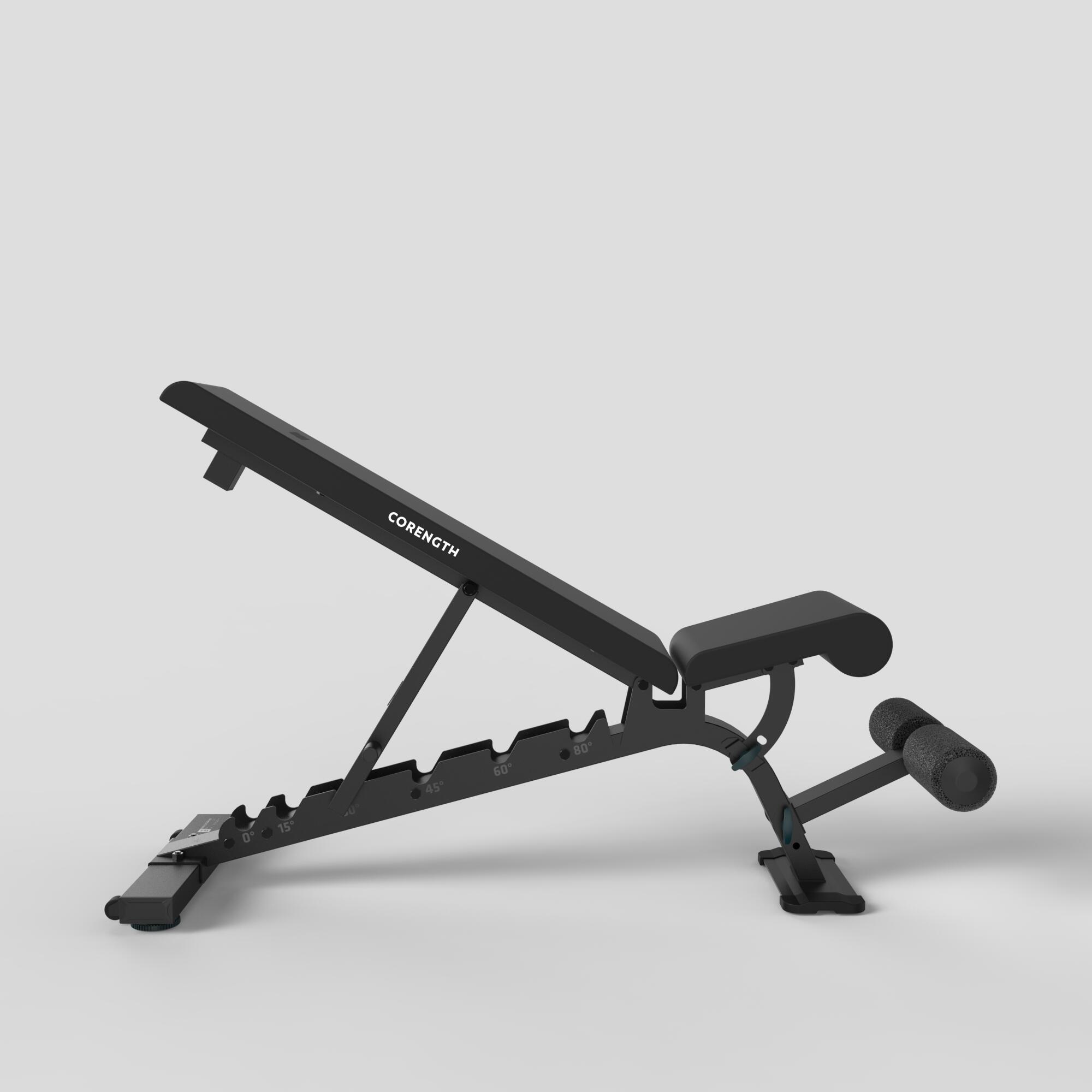 Reinforced, Adjustable Incline and Decline Weight Bench - Decathlon