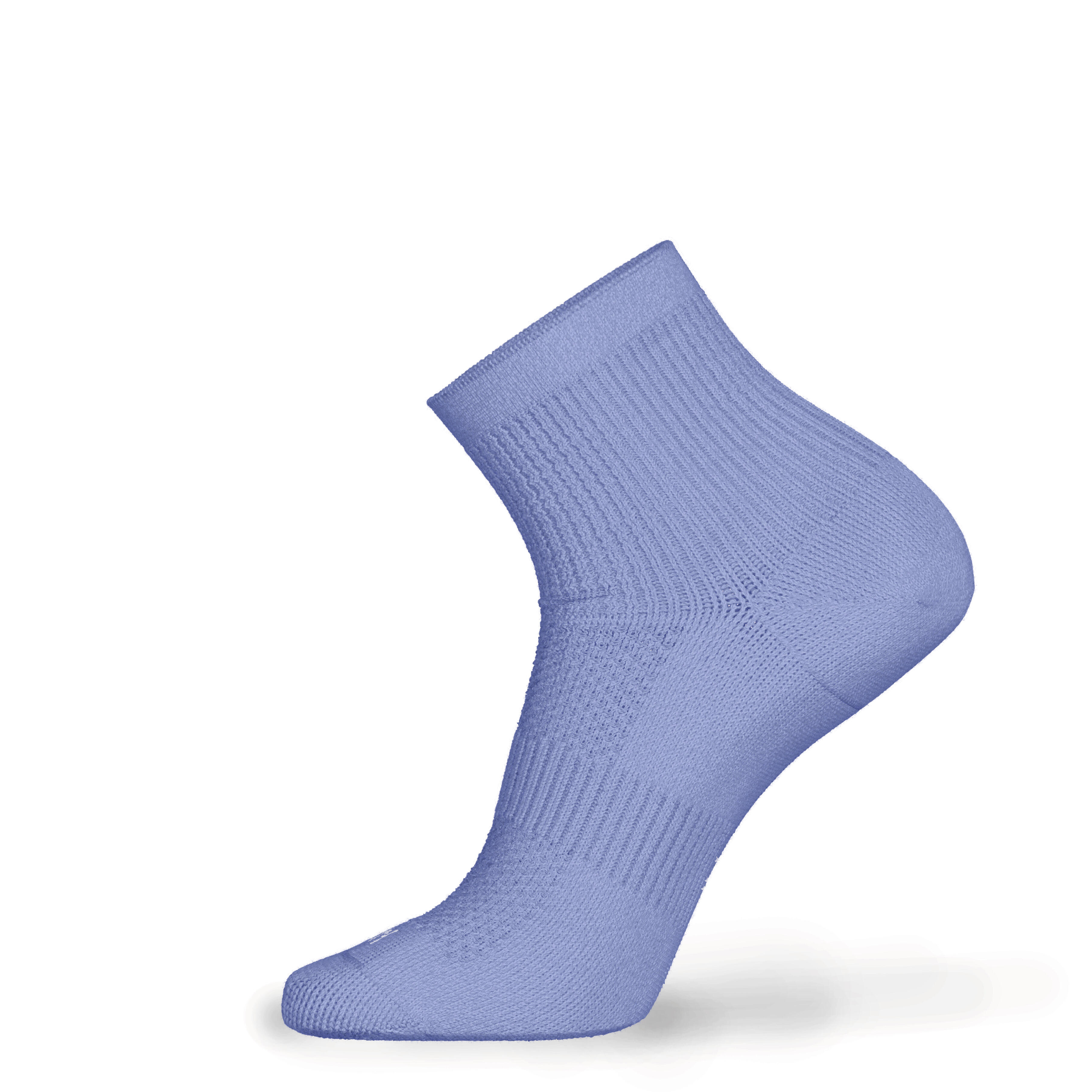 Mid-Height Running Socks Run500 Twin-Pack