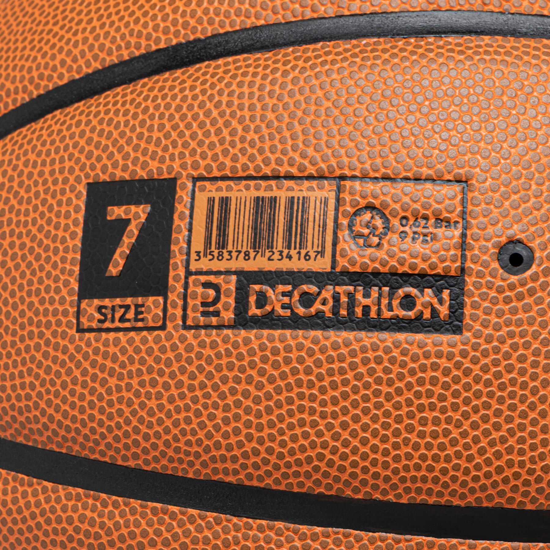 Basketball Size 7 FIBA BT900 Grip Touch - Orange