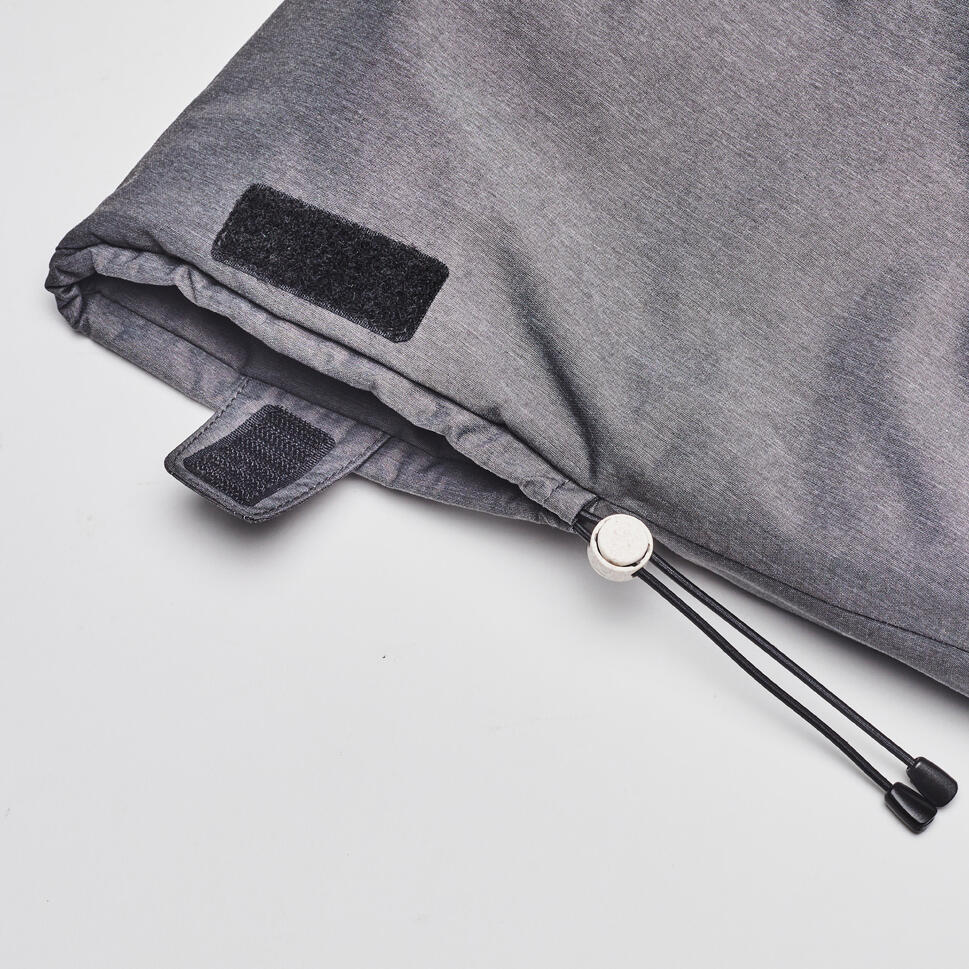 MANCHONS EN TISSU CHAUD ET IMPERMEABLE AMOVIBLES VELO VILLE 940 GRIS ...