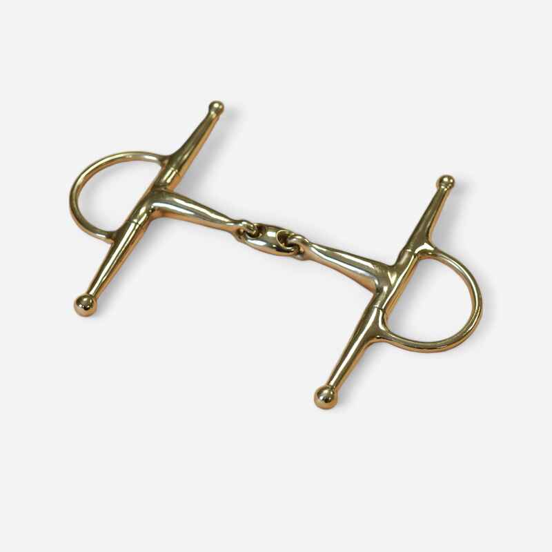 Double-Jointed Full Cheek Snaffle Bit for Horse & Pony - Decathlon