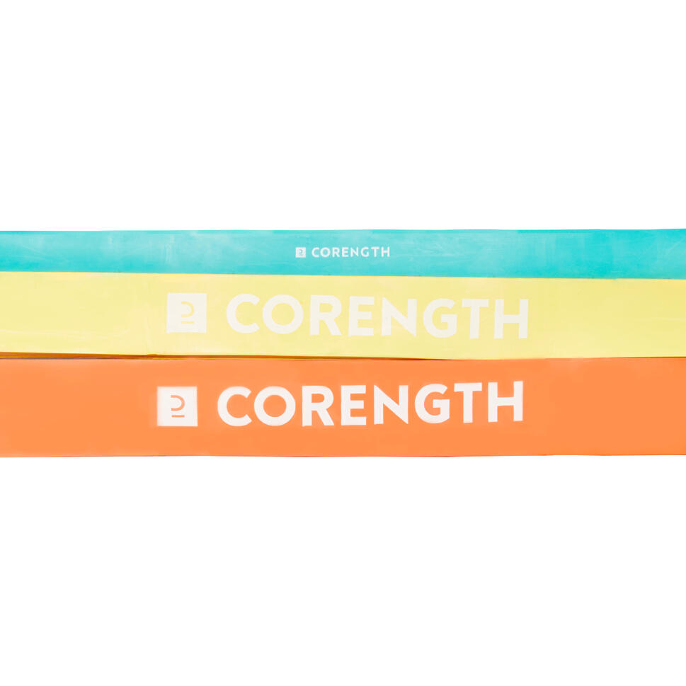 Élastique de musculation - training band 35 kg orange CORENGTH | Decathlon