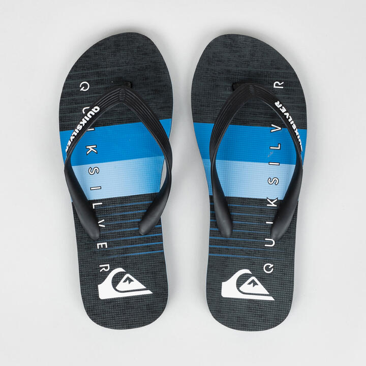 QUIKSILVER Slippers voor heren Molokai pointbreak zwart | Decathlon