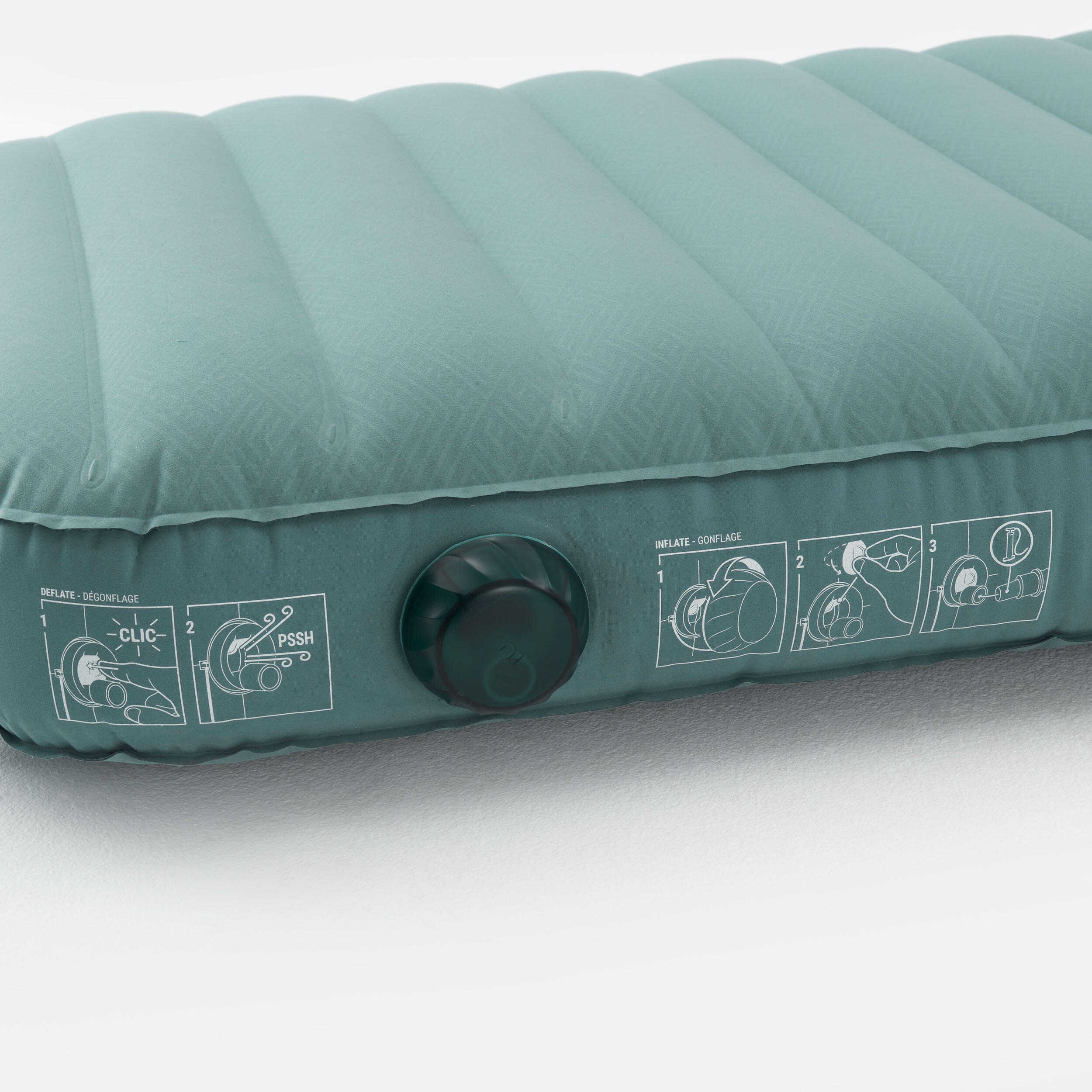 INFLATABLE CAMPING MATTRESS - AIR SECONDS COMFORT 70 CM - 1 PERSON ...