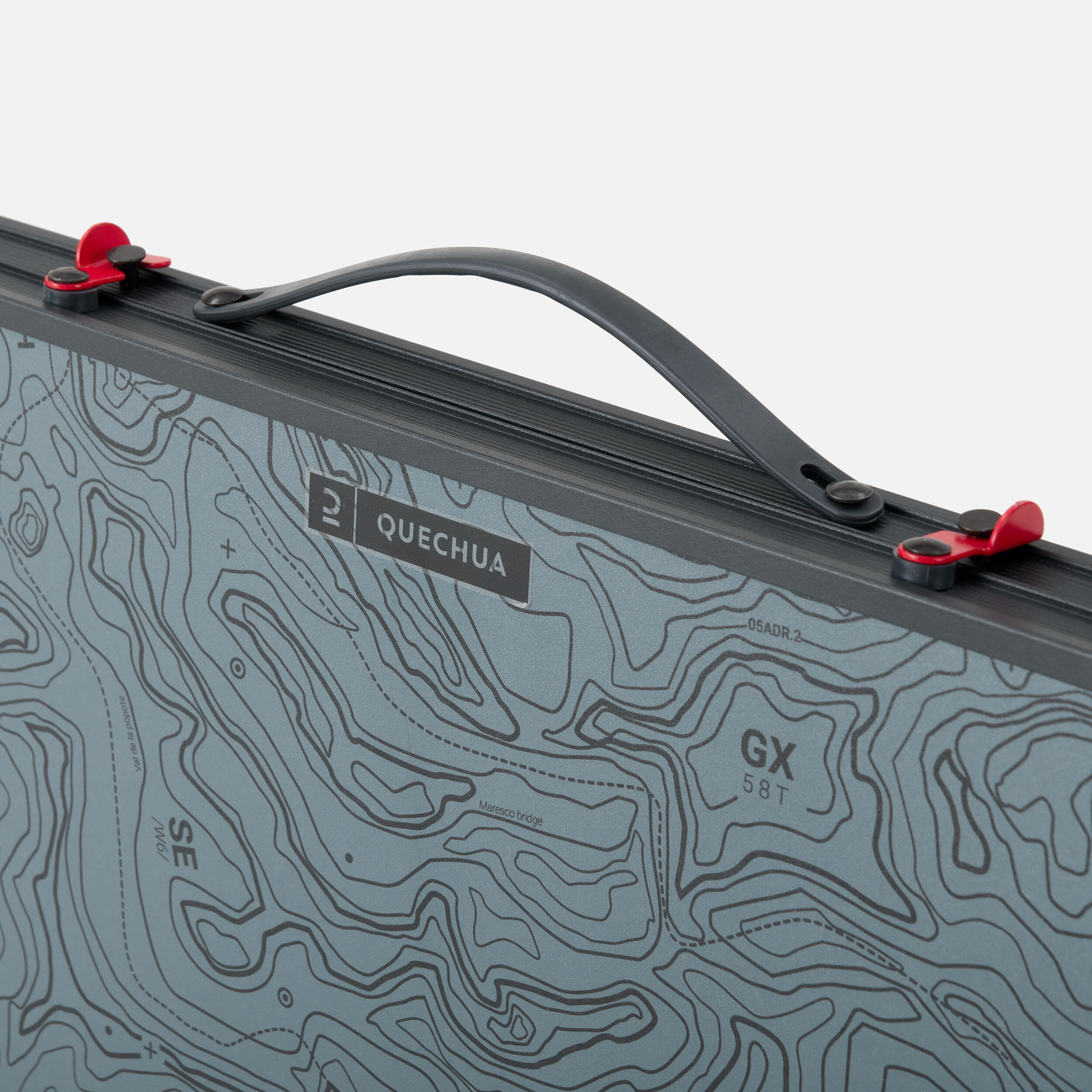 Table de camping pliante – MH 100 - Gris Asphalte, Gris Carbone ...