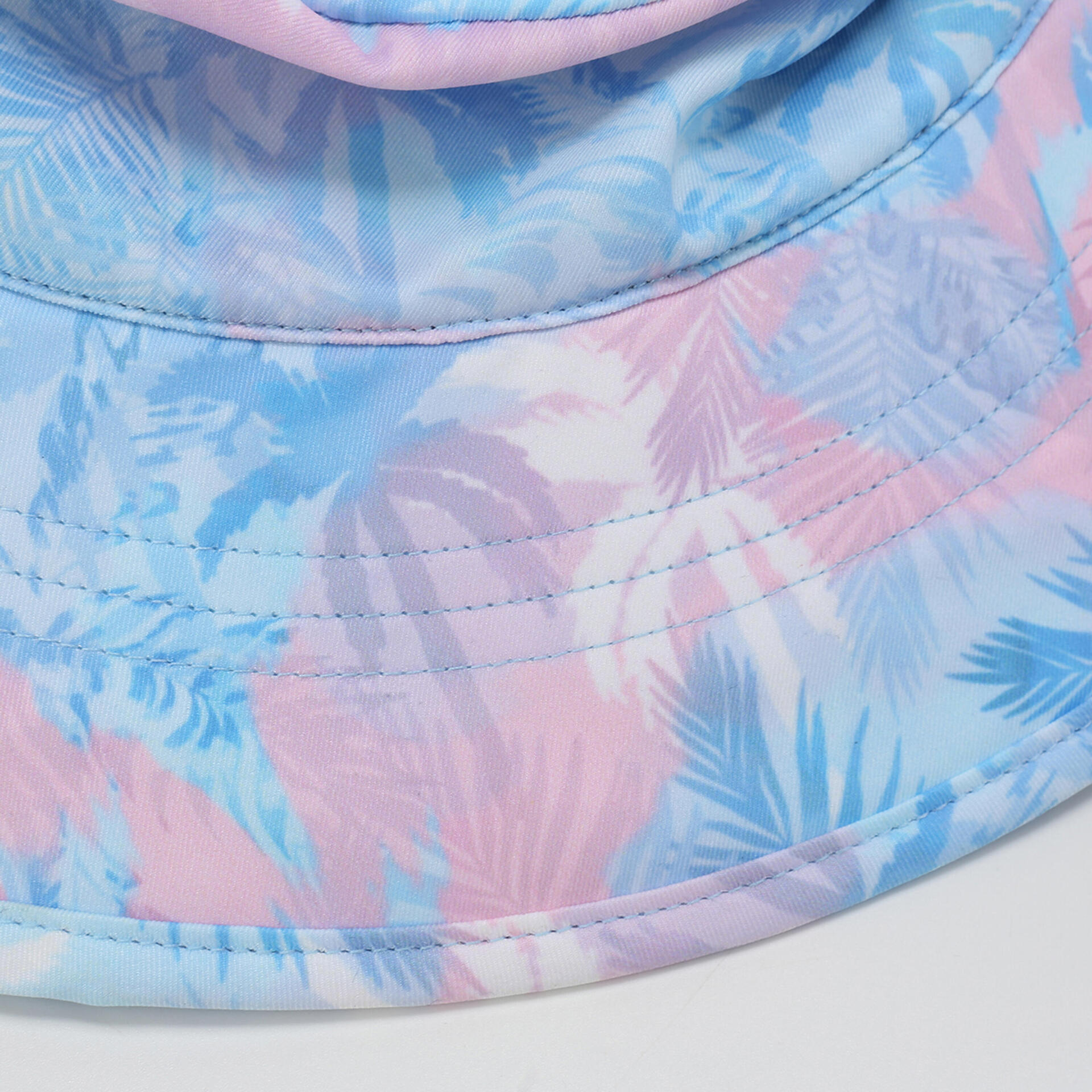 Kids' Surfing Hat - Palm Blue Pink