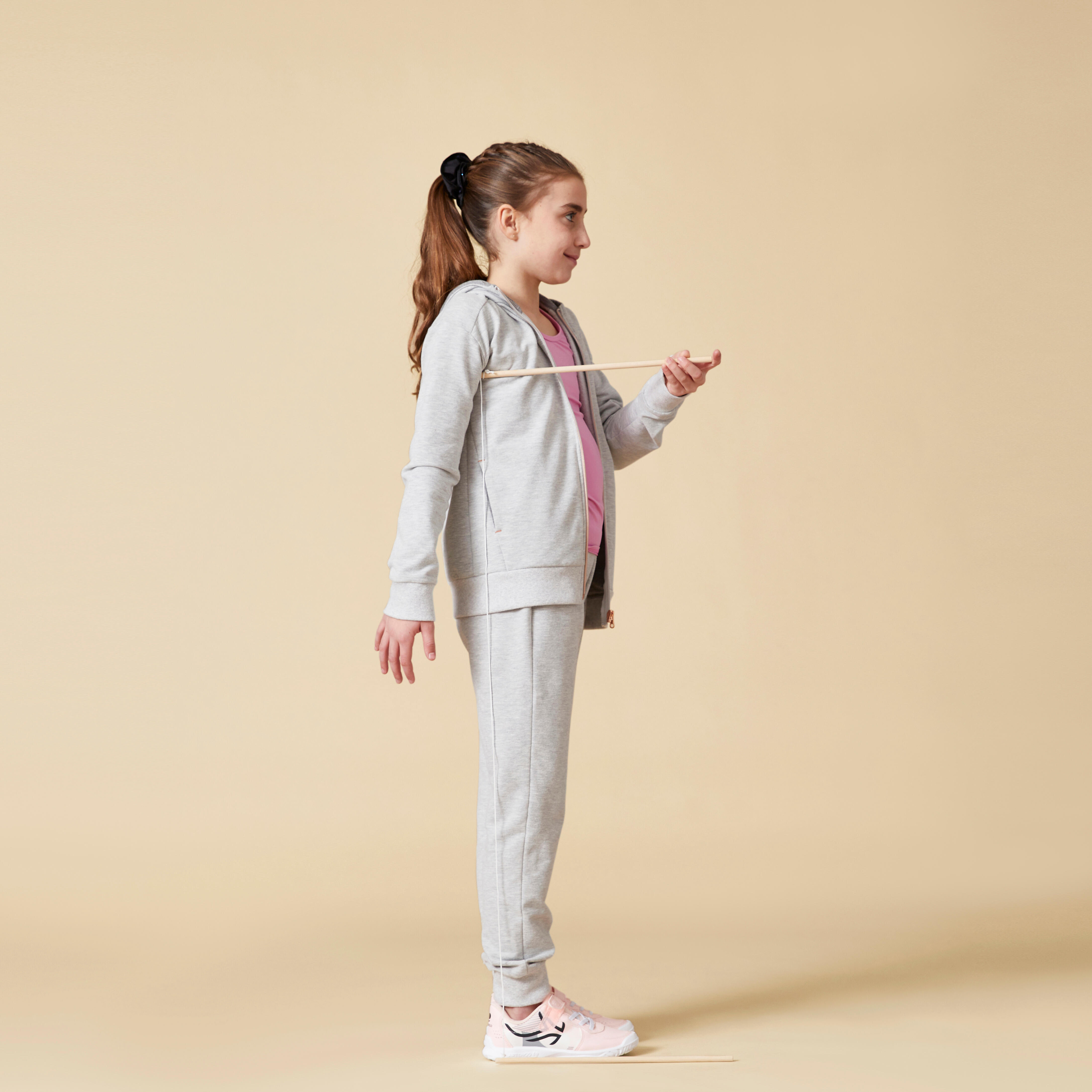 Diabolo + Wooden Handsticks - 100 Red - Coral red - Domyos - Decathlon