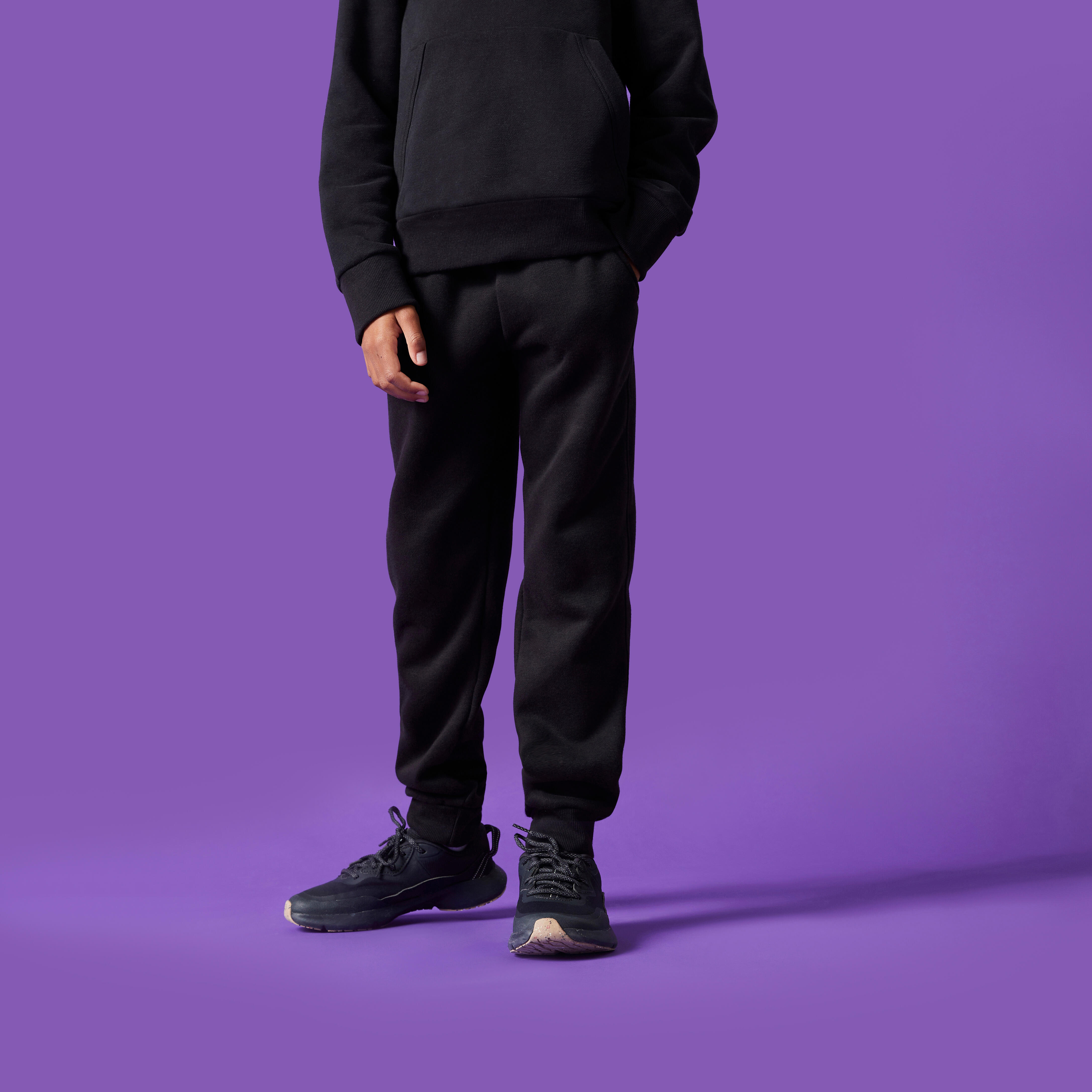 Pantalón jogger de fitness para Niños Domyos 500 negro - Decathlon