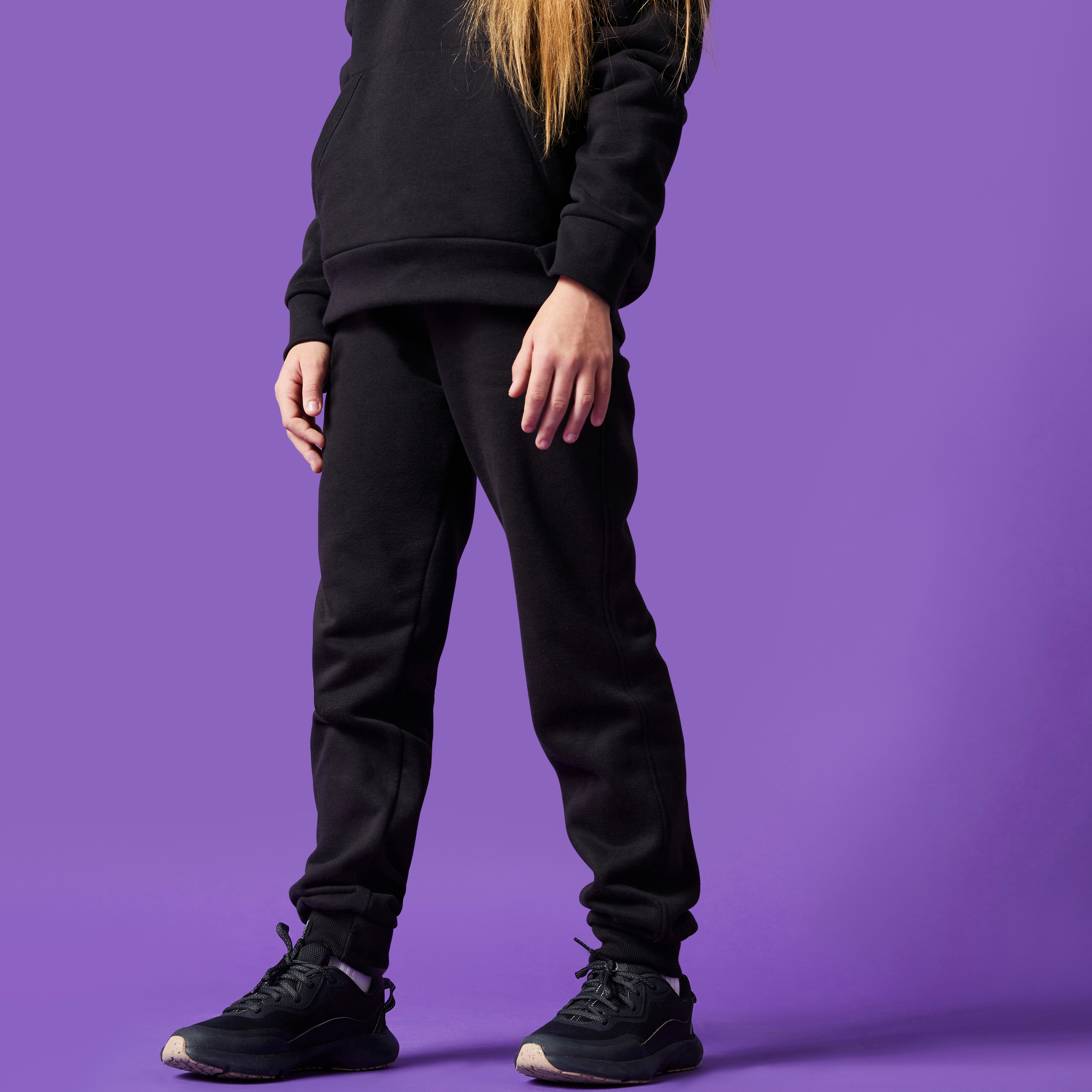 Pantalón jogger de fitness para Niños Domyos 500 negro - Decathlon