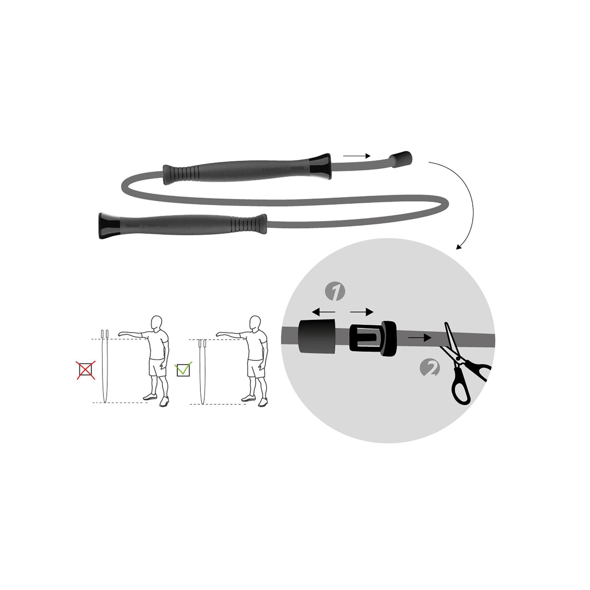 JR100 Skipping Jump Rope 3M Adjustable - Domyos