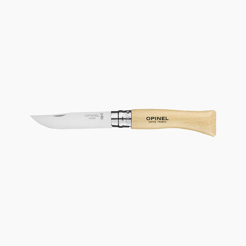 Opinel 8cm stainless steel folding knife n°7 OPINEL - Decathlon