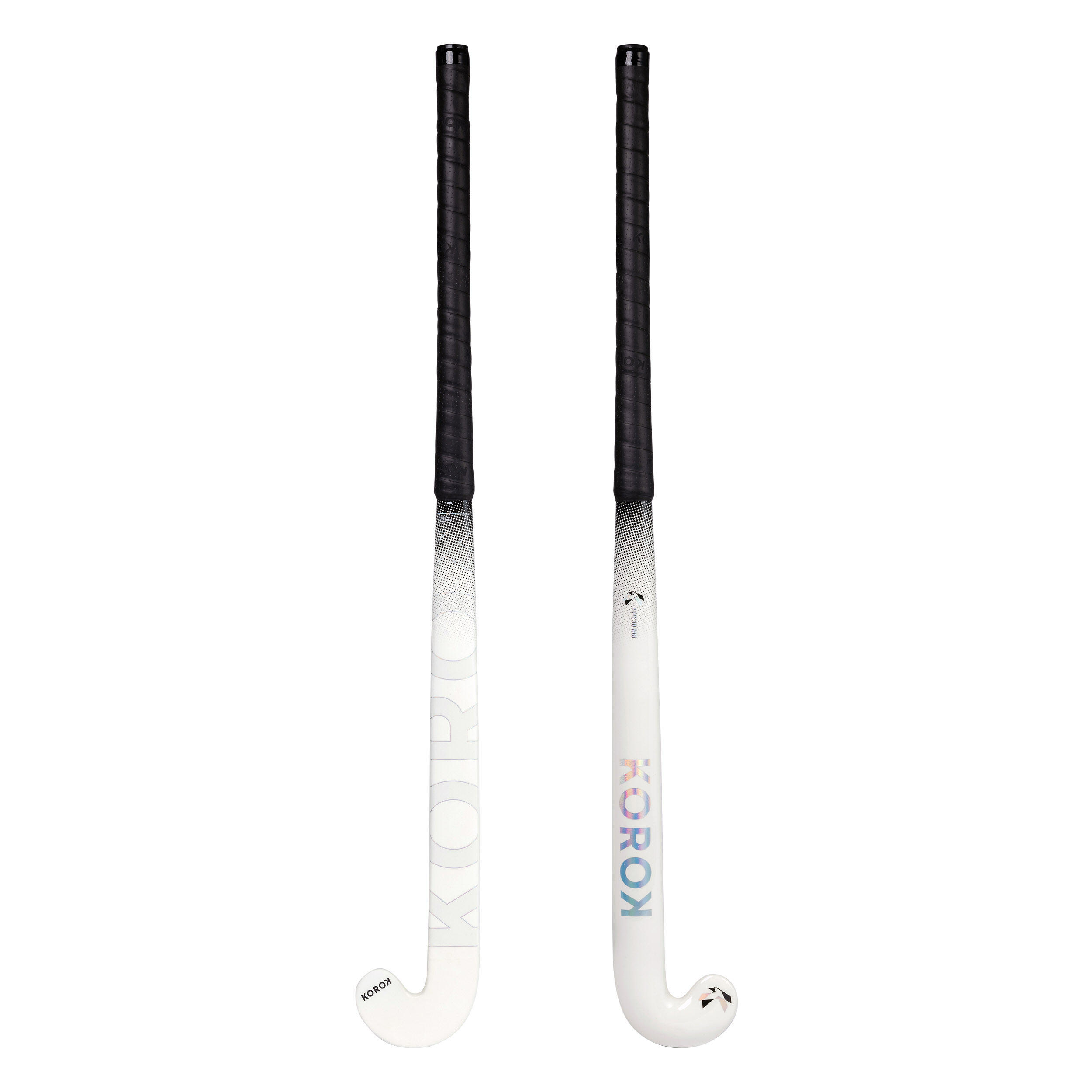 Adult Intermediate 30% Carbon Mid Bow Field Hockey Stick FH530 - White ...