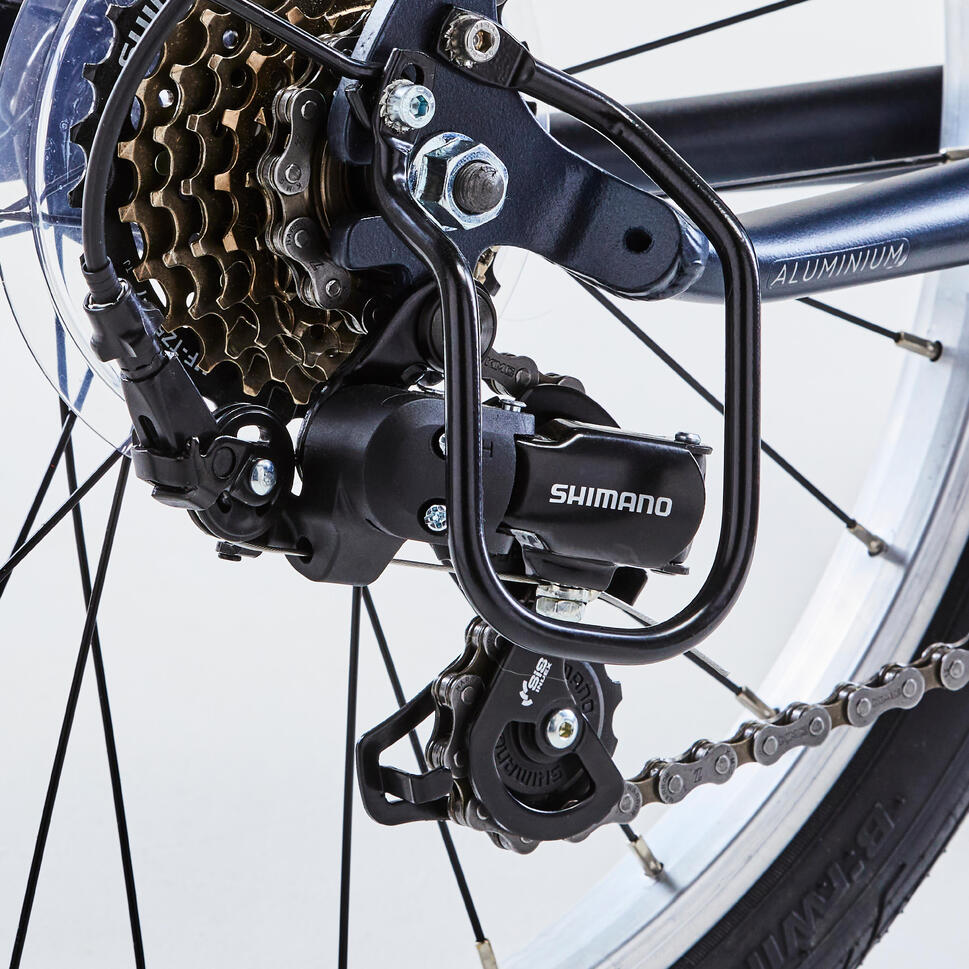 VÉLO PLIANT FOLD 500 BLEU FONCE BTWIN | Decathlon