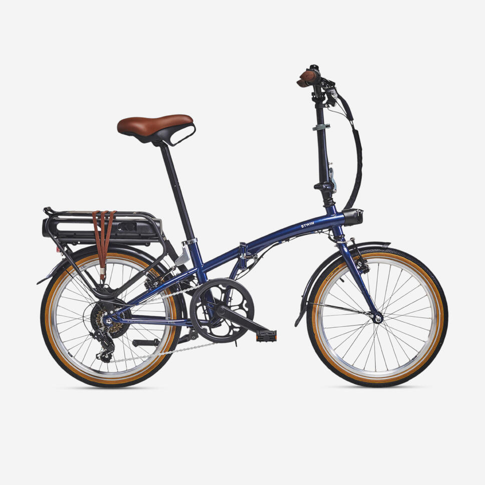 Vélo pliant électrique e fold 500 vert BTWIN | Decathlon