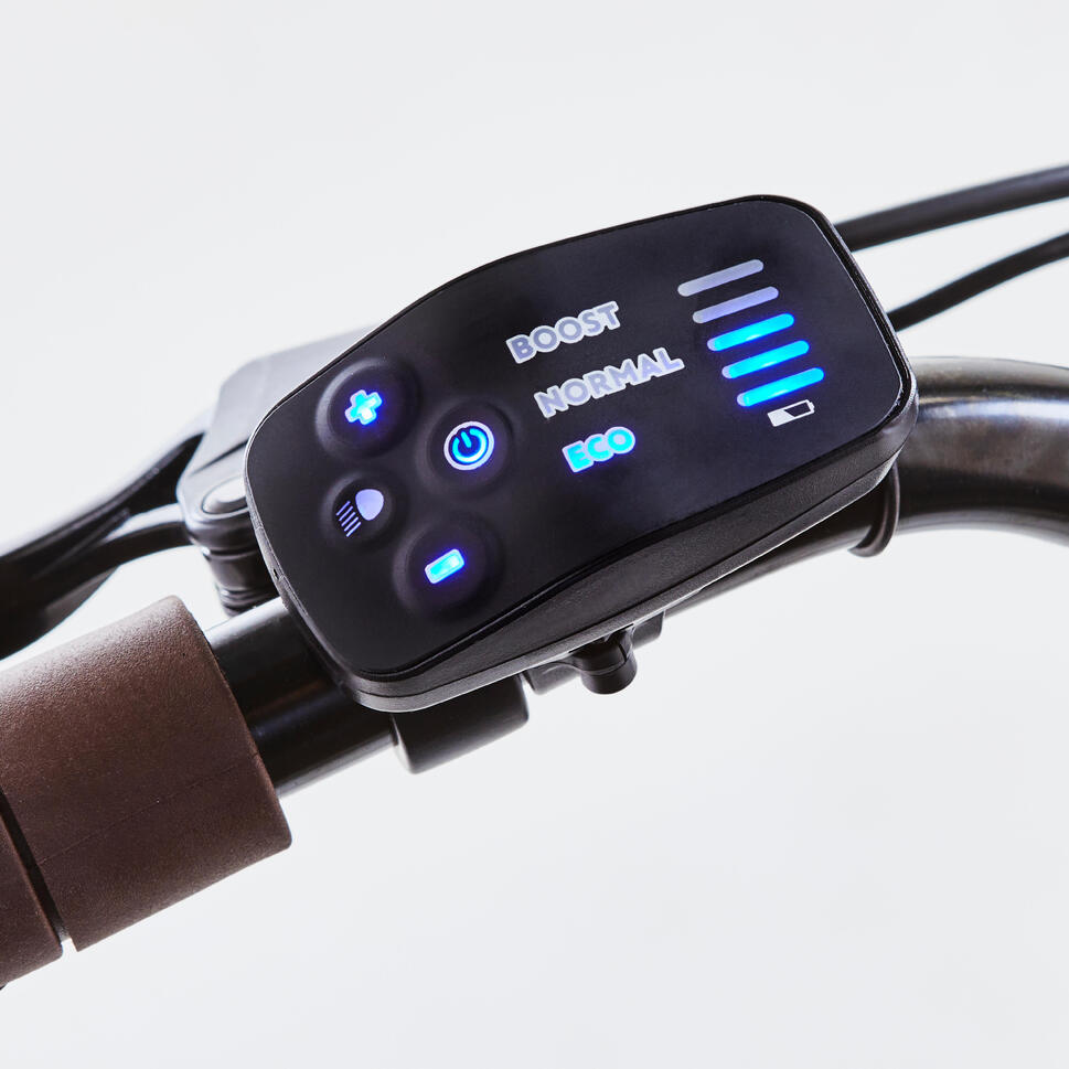 Vélo pliant électrique e fold 500 vert BTWIN | Decathlon