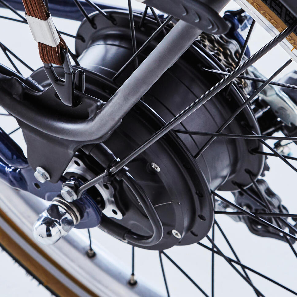 Vélo pliant électrique e fold 500 vert BTWIN | Decathlon