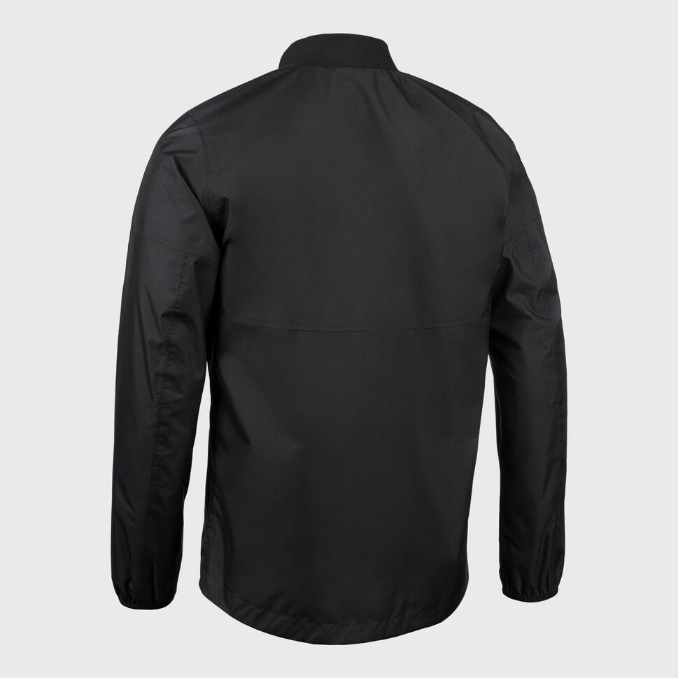 Wind-regenjack rugby volwassenen smock top 500 zwart | OFFLOAD ...