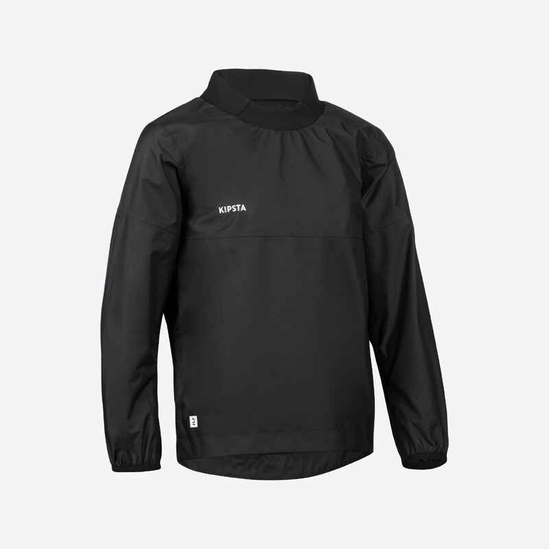 Kinder Rugby Trainingsjacke winddicht/wasserdicht - Smocktop schwarz ...