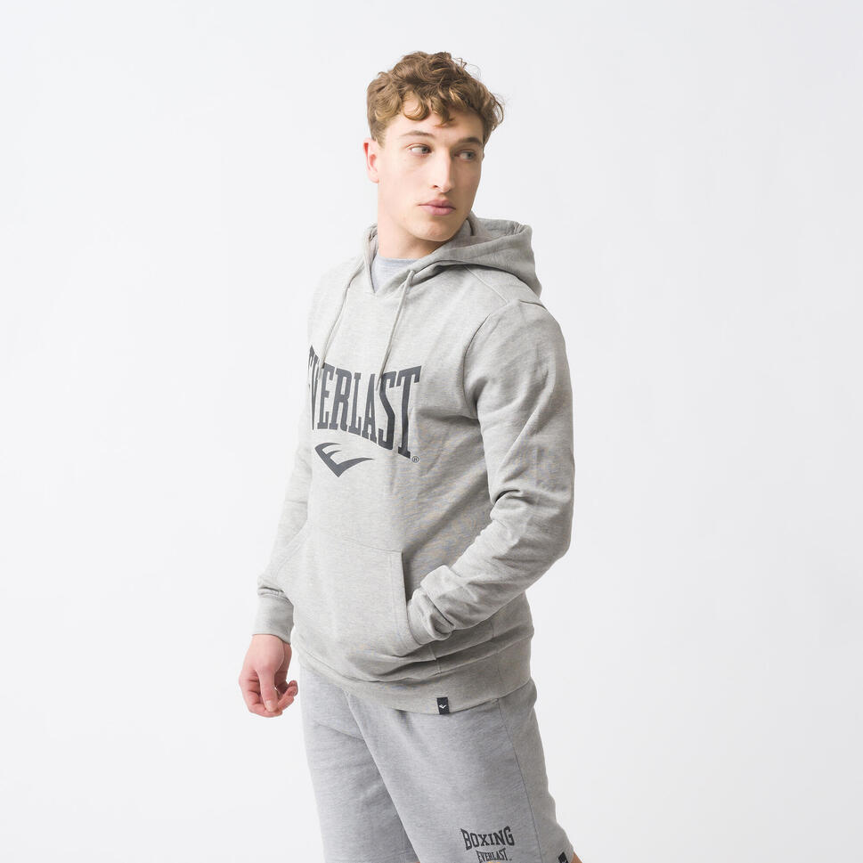 SWEAT CAPUCHE COTON EVERLAST GRIS EVERLAST | Decathlon