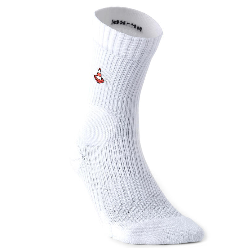 Mid-Rise Skateboard Socks SK100 Tri-Pack OXELO - Decathlon