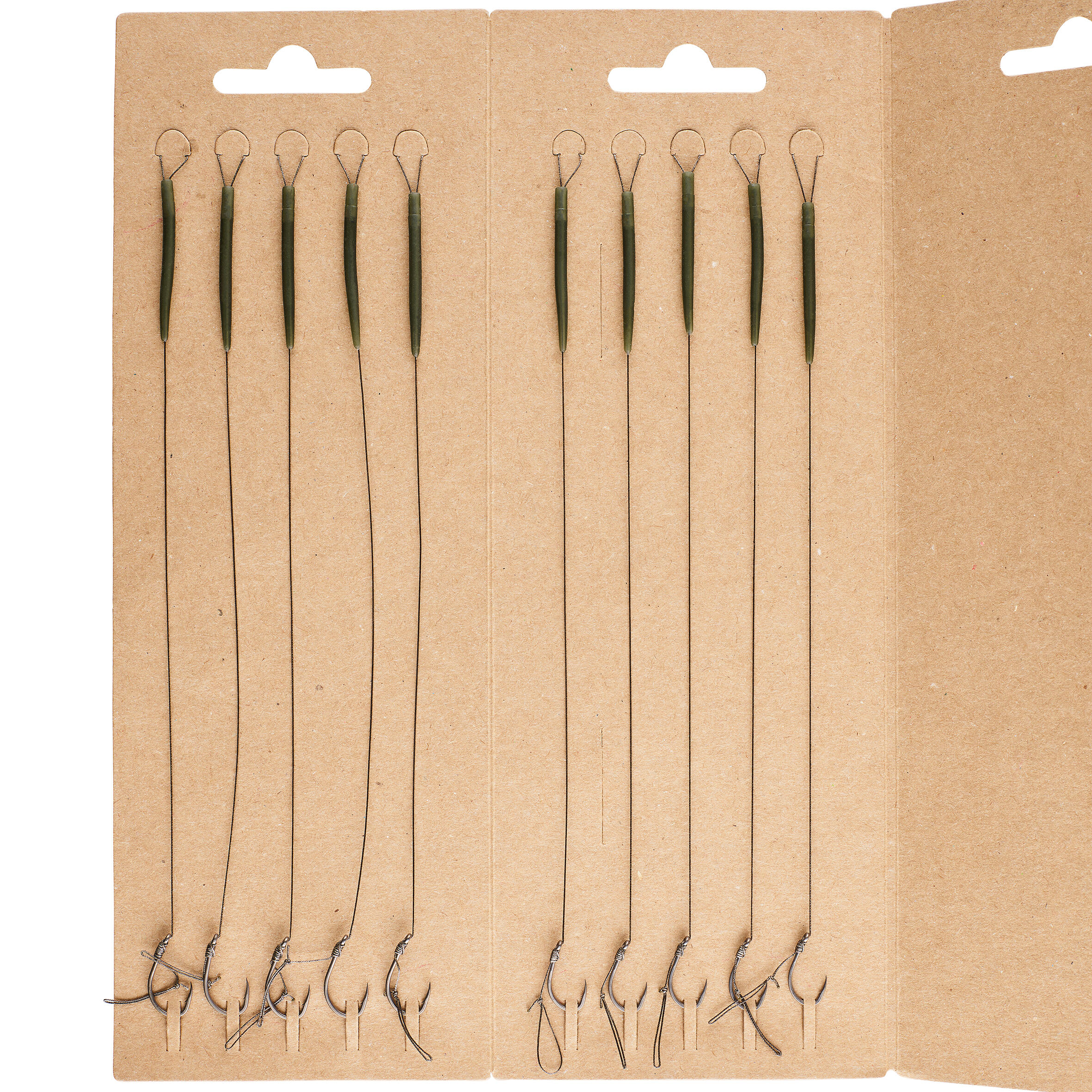 SN Hook 100 rigged leader kit (x10) for carp fishing - Decathlon