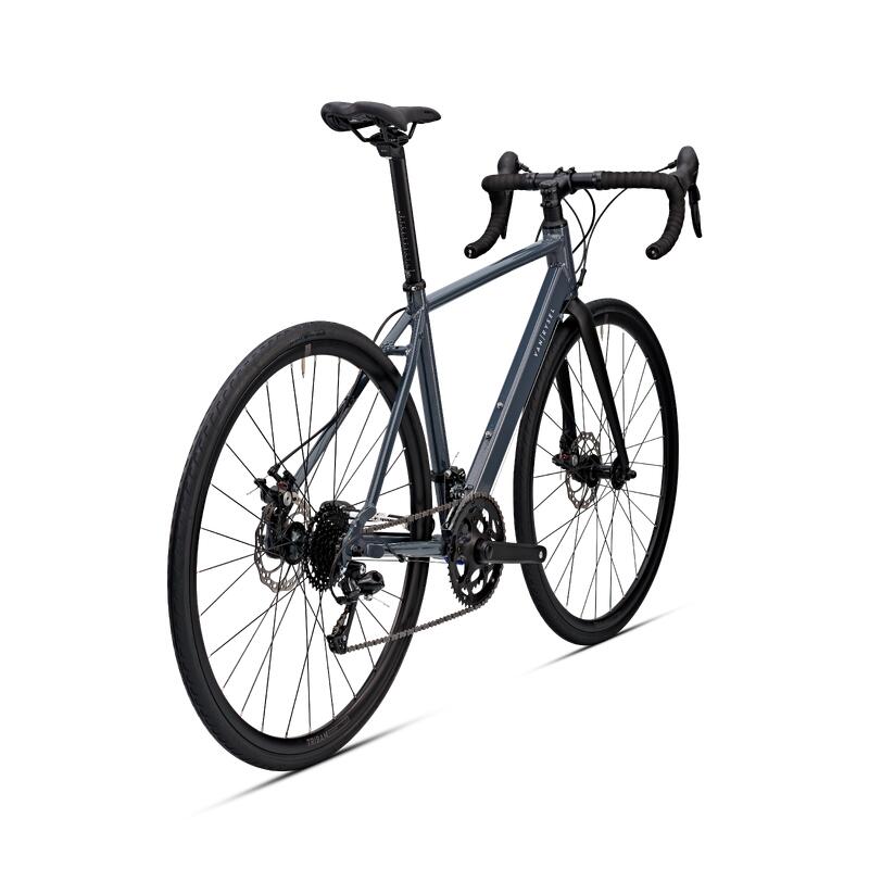 Women's Cycle Touring Road Bike RC120 - Grey VAN RYSEL - Decathlon