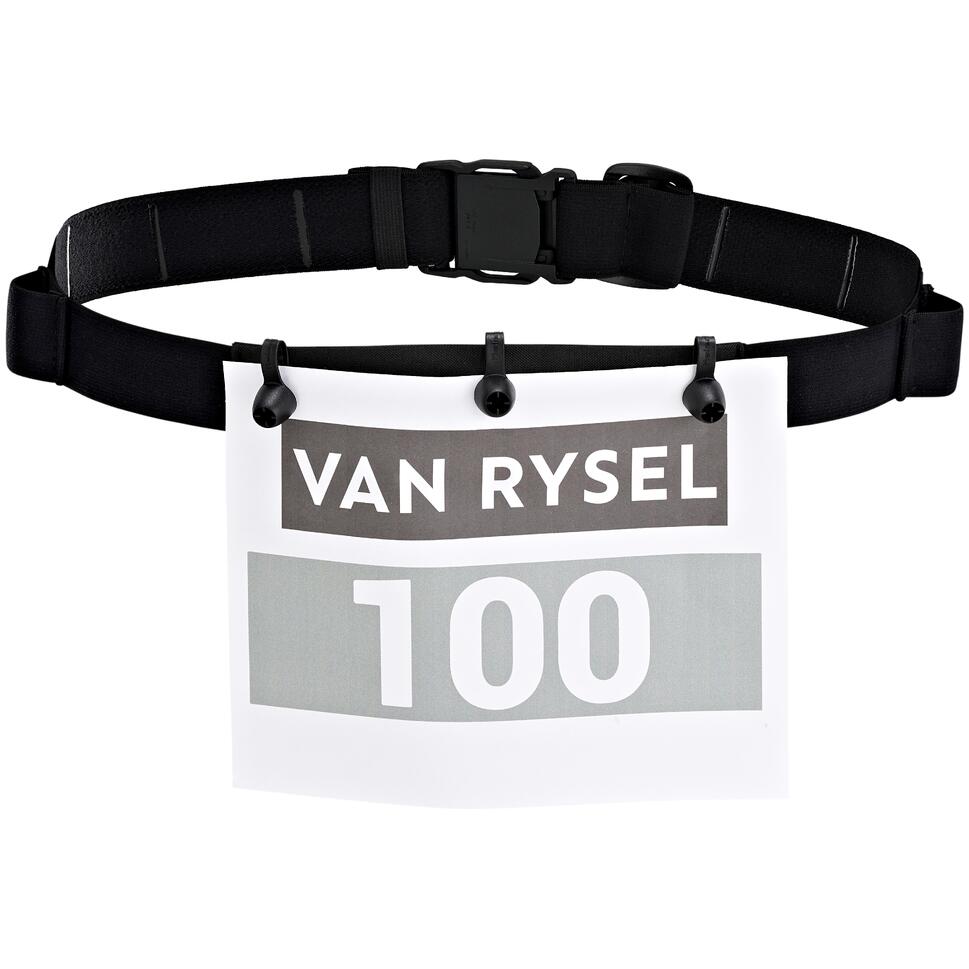 SHORT-DISTANCE TRIATHLON NUMBER BELT - ONE SIZE VAN RYSEL - Decathlon