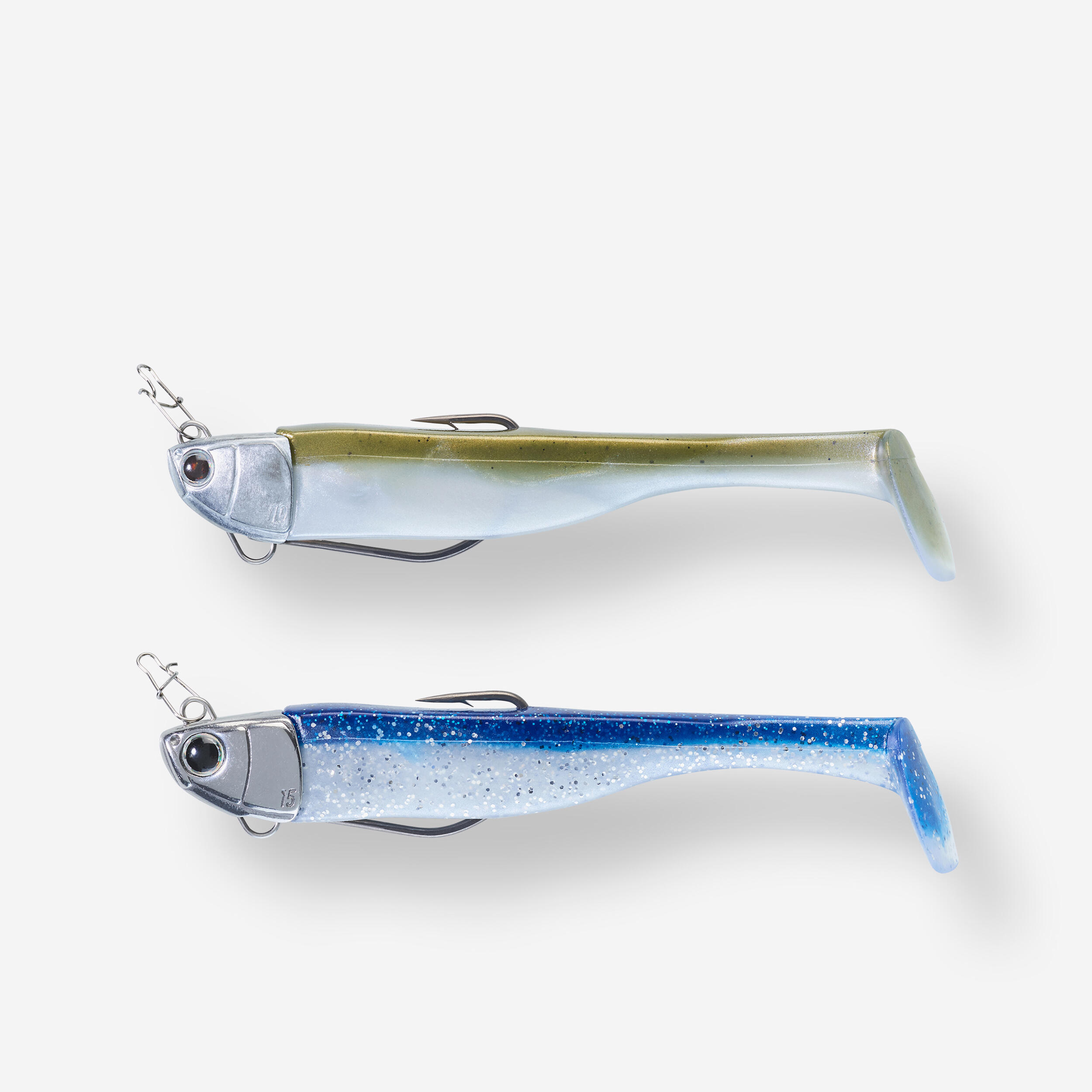 Soft Shade Lure 10/15 g - WXM Mogami 120 Kit Natural - Blue, Olive ...