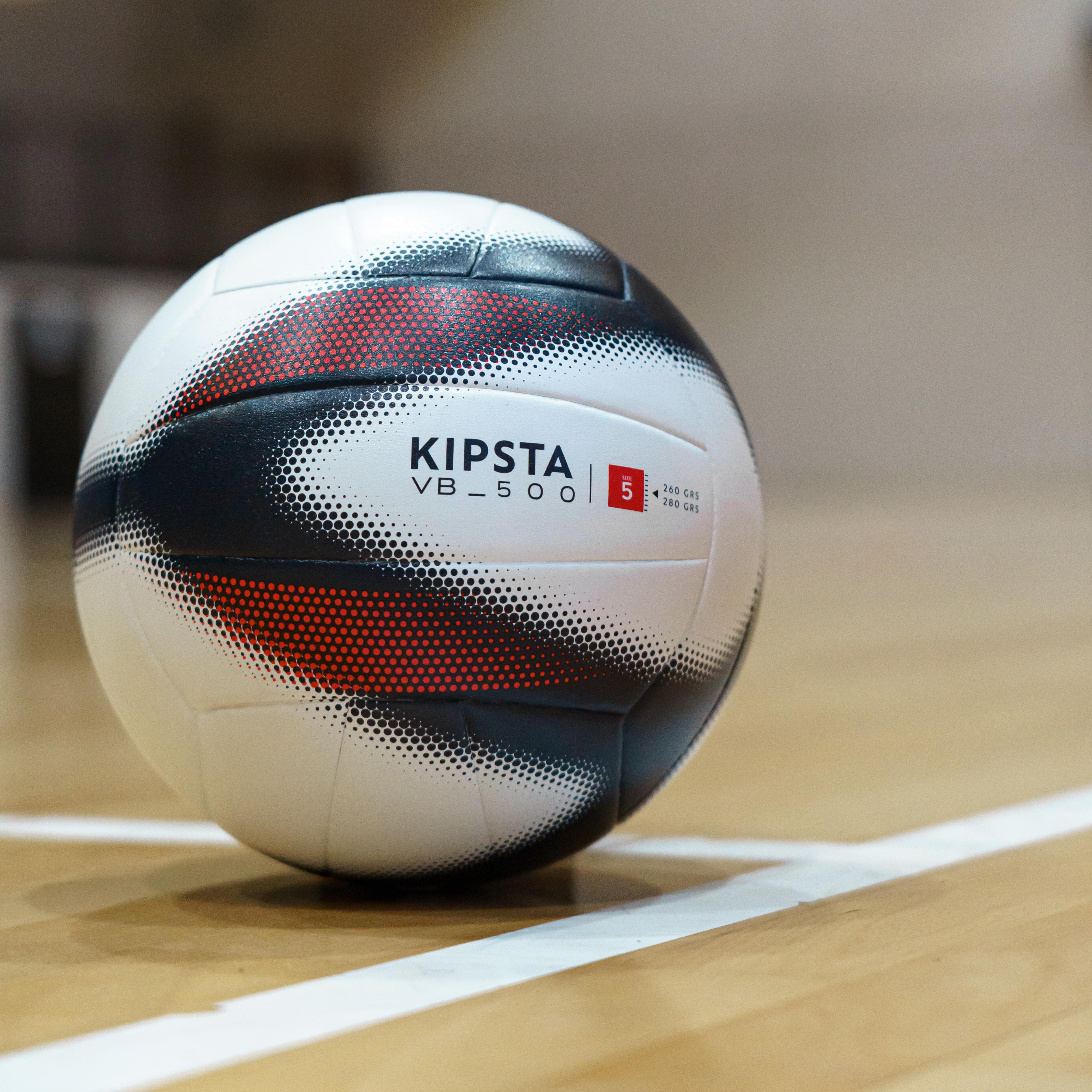 Size 5 Volleyball Ball - VB 500 Grey - Delicate blue - Kipsta - Decathlon