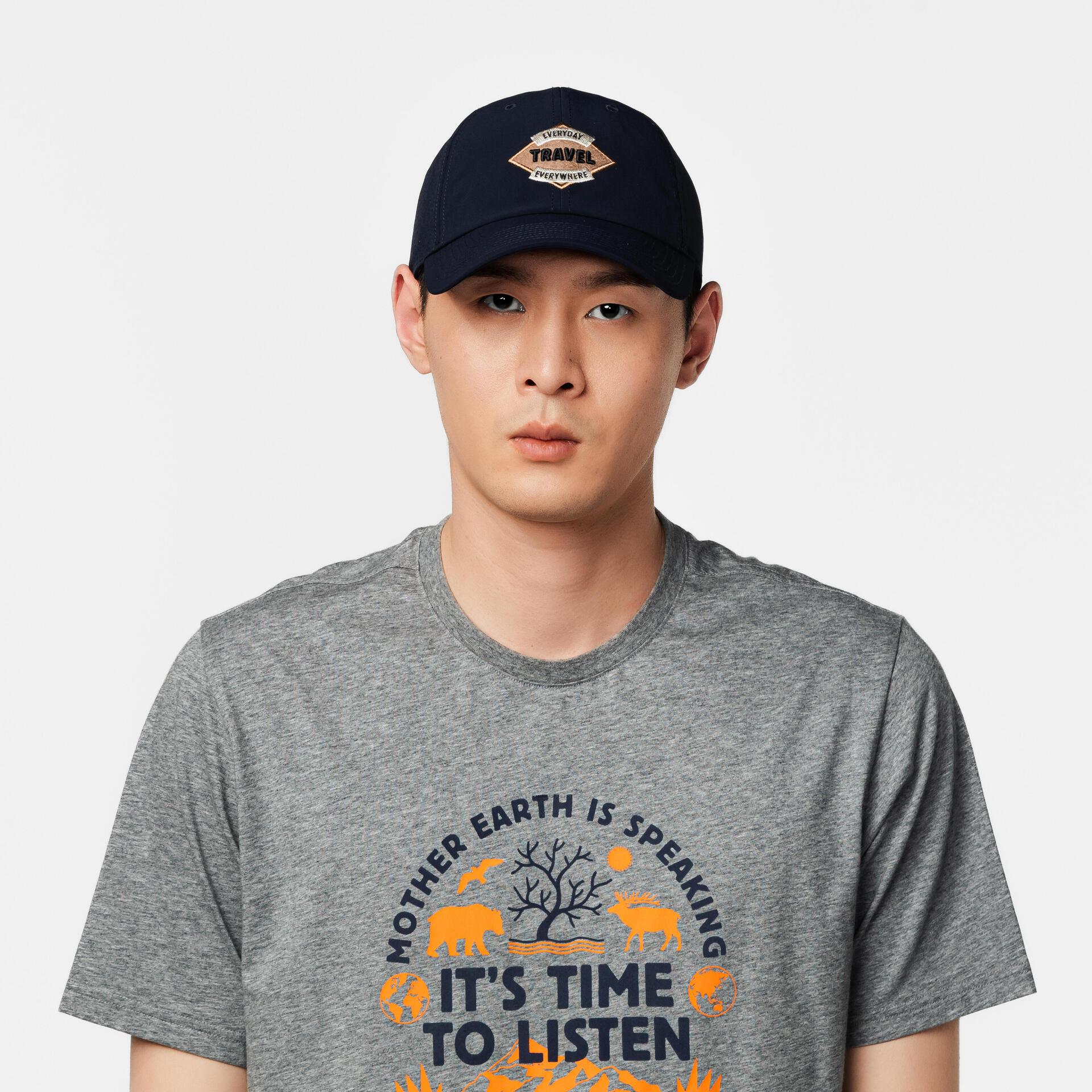 TREKKING CAP TRAVEL 500 NAVY