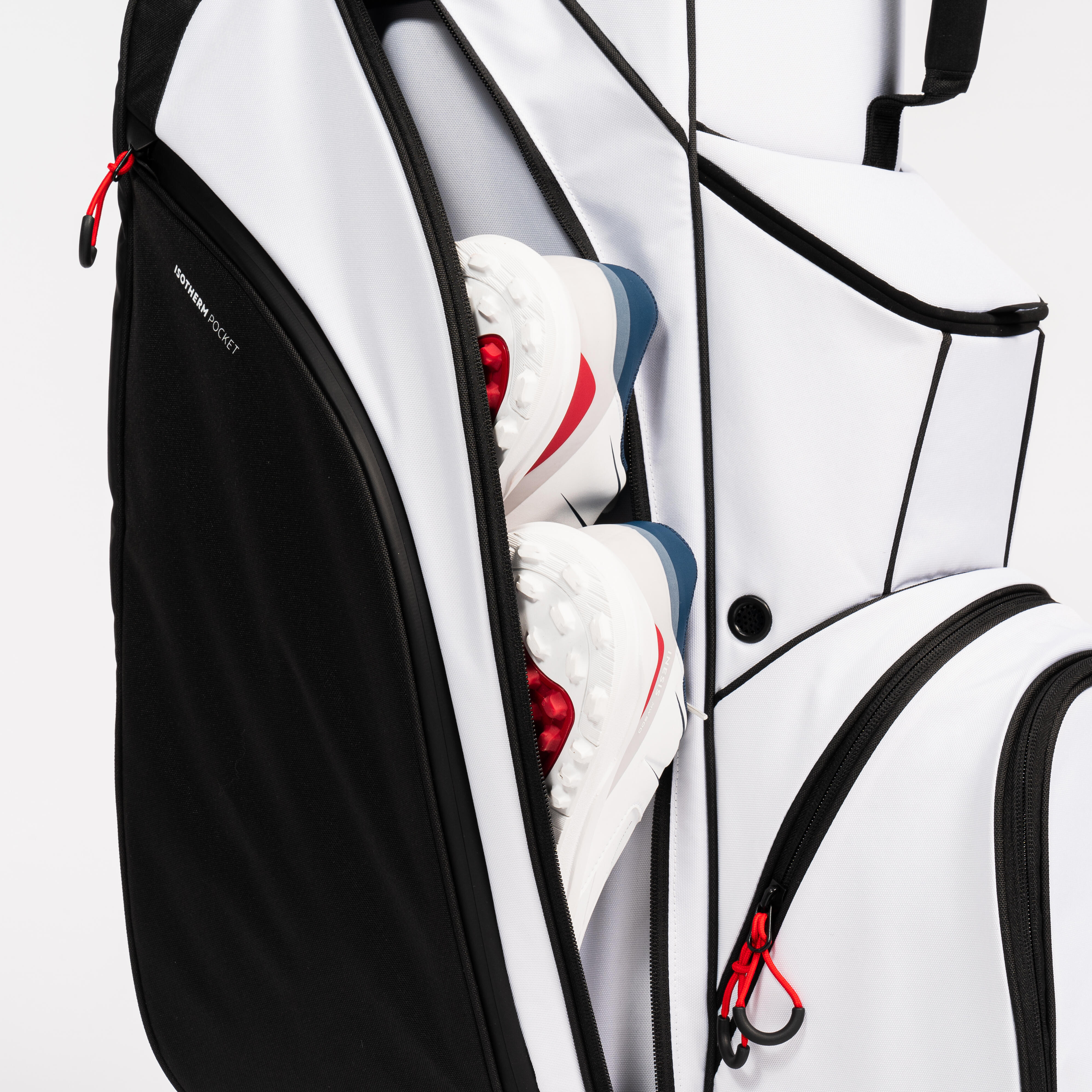 Golf Trolley Bag - Inesis White/Black - Snow white, smoked black ...