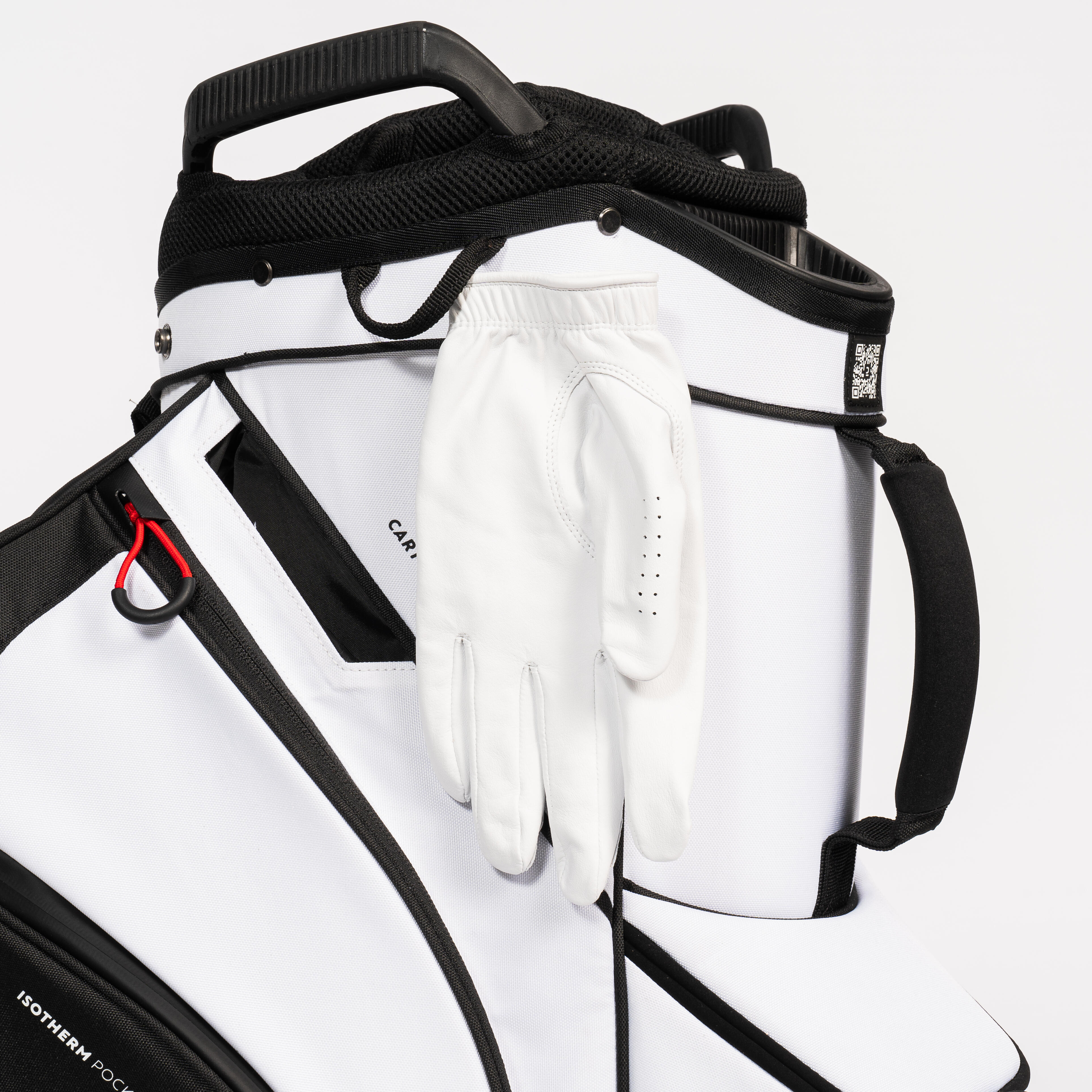 Golf Trolley Bag - Inesis White/Black - Snow white, smoked black ...