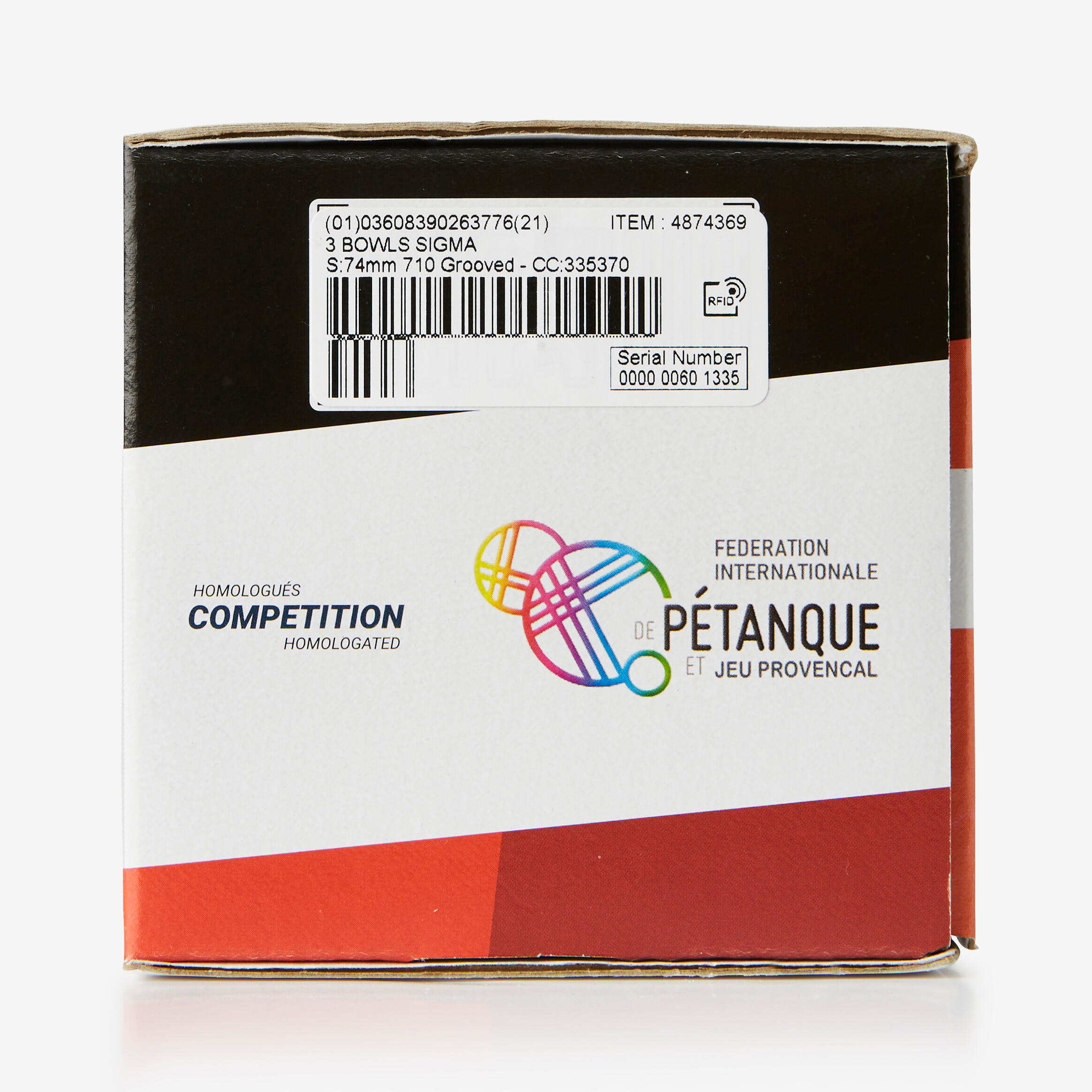 3 competition-approved half-tender boules SIGMA - Decathlon