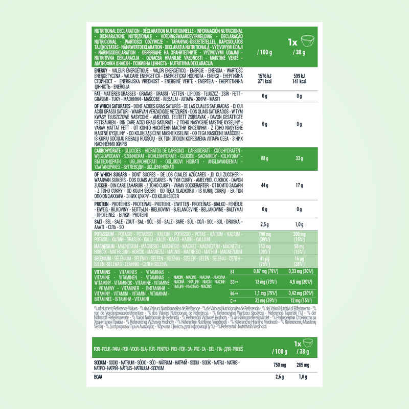 ISO ORGANIC ISOTONIC DRINK POWDER 480G - MINT - Decathlon