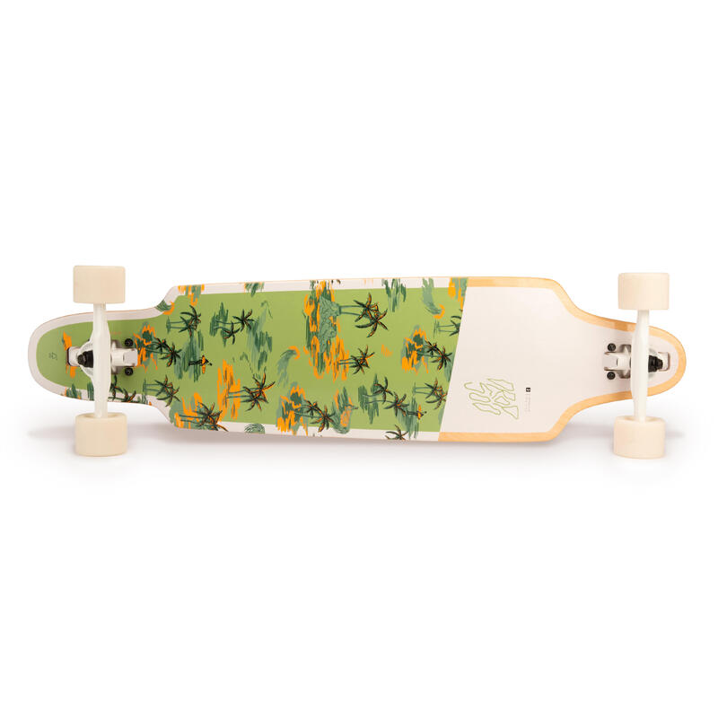 180 mm Longboard Drop 500 - Palm Trees OXELO - Decathlon
