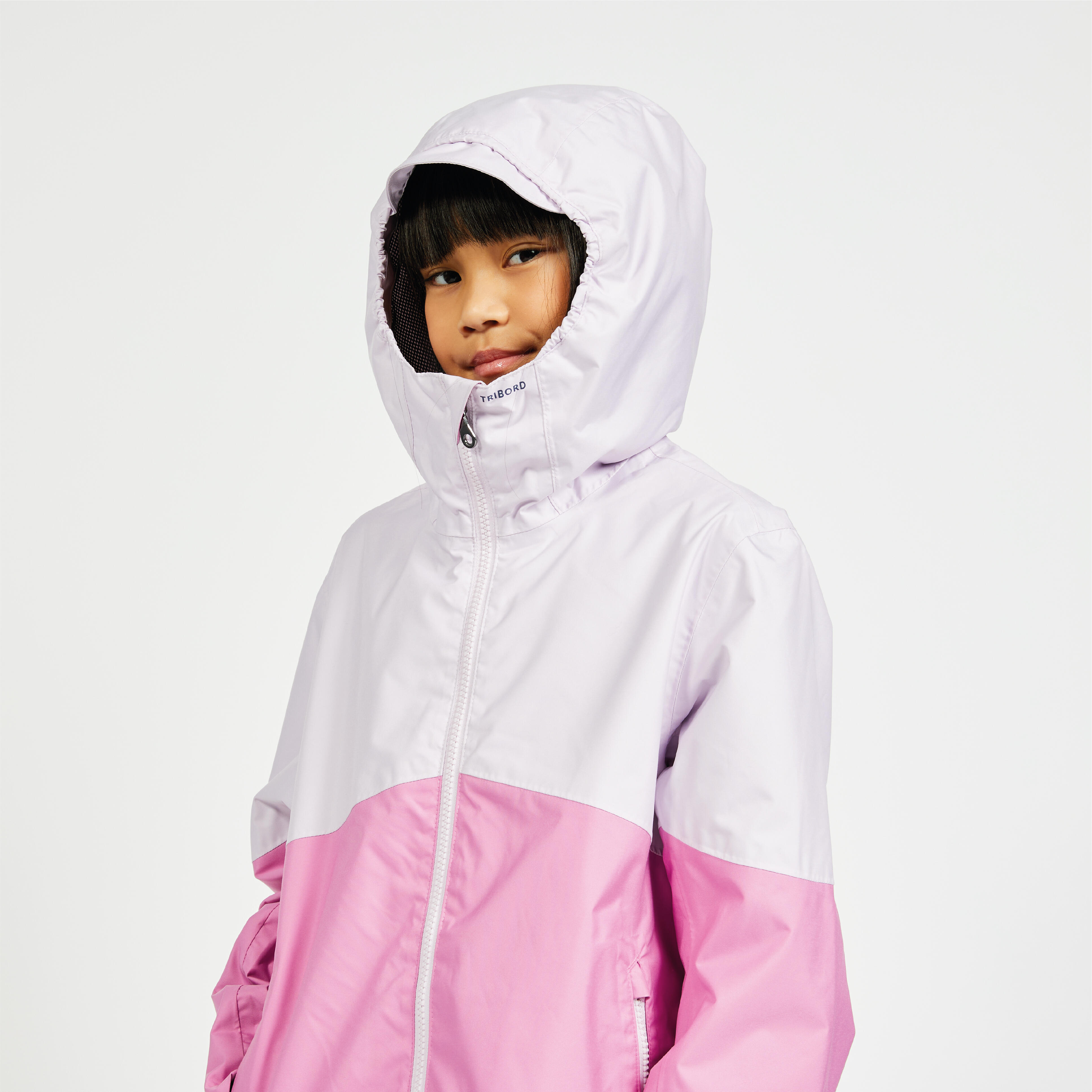 Kids’ Waterproof Sailing Jacket - 100 Lavender Pink - LIGHT MAUVE, Pink ...