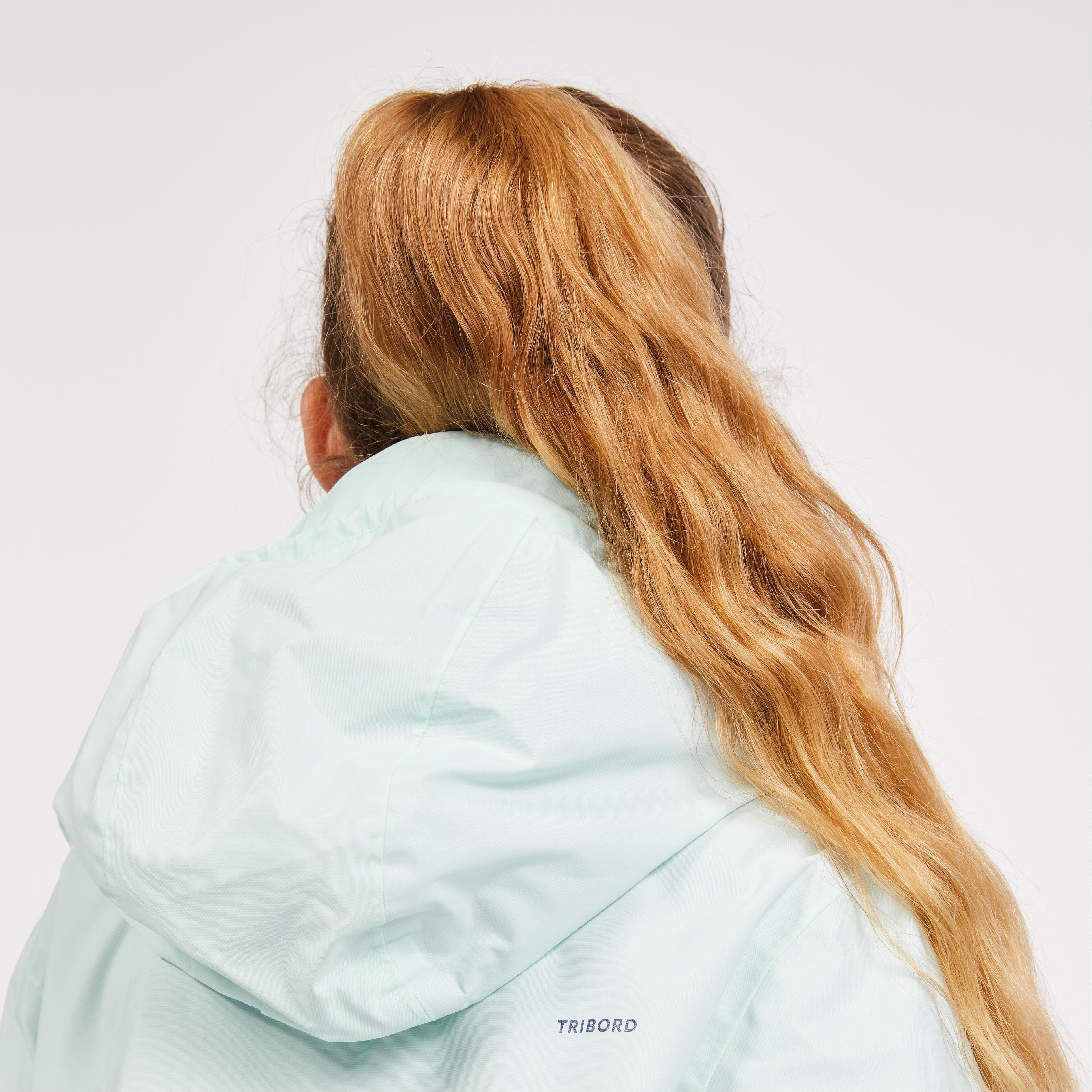 Bērnu ūdensnecaurlaidīga burāšanas jaka “Sailing 100”, zila, piparmētru ...