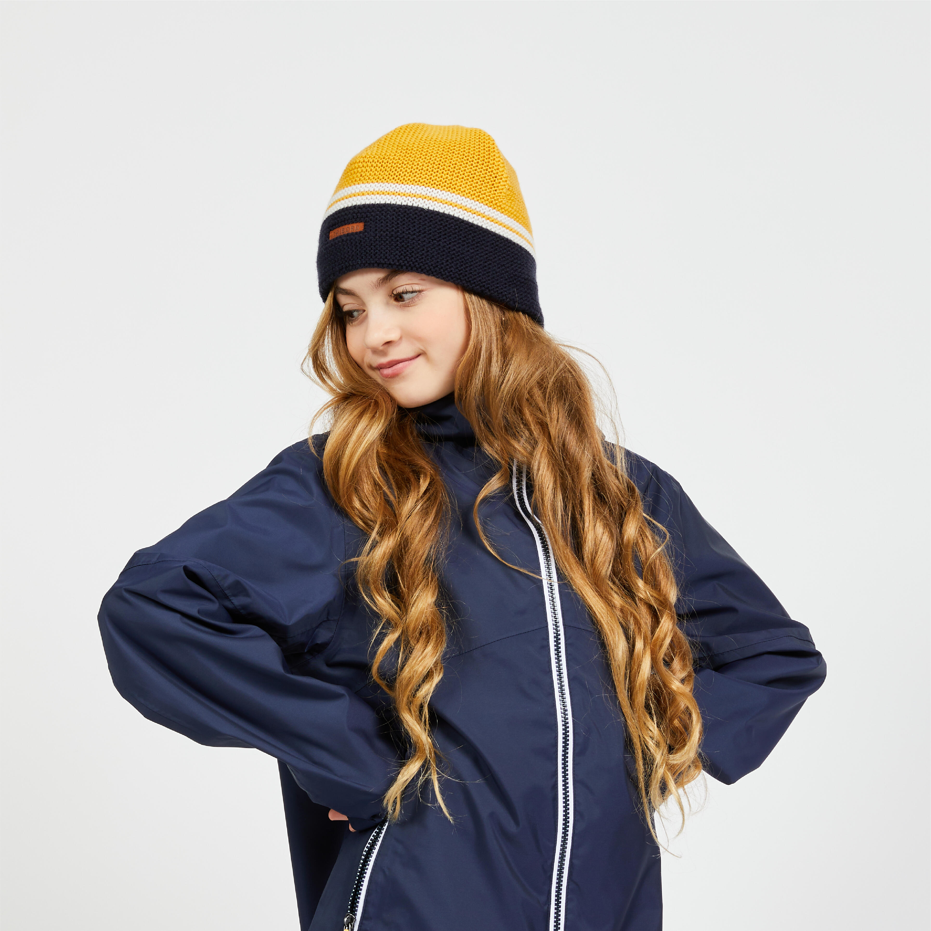 Kids' sailing windbreaker warm hat SAILING 100 - Decathlon