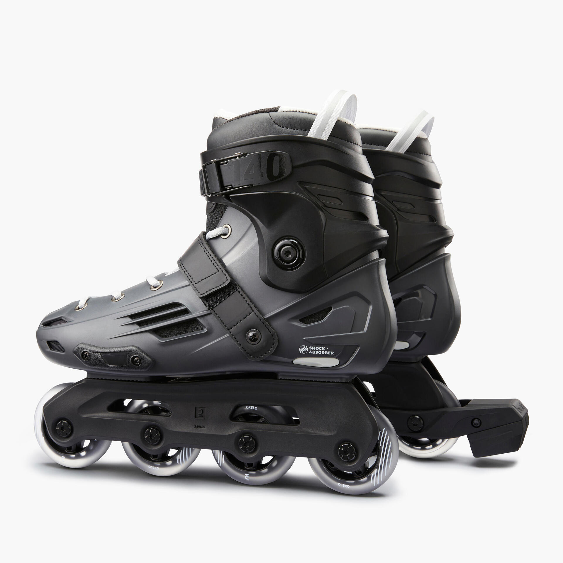 Adult Inline Skate MF 140 - Carbon Grey
