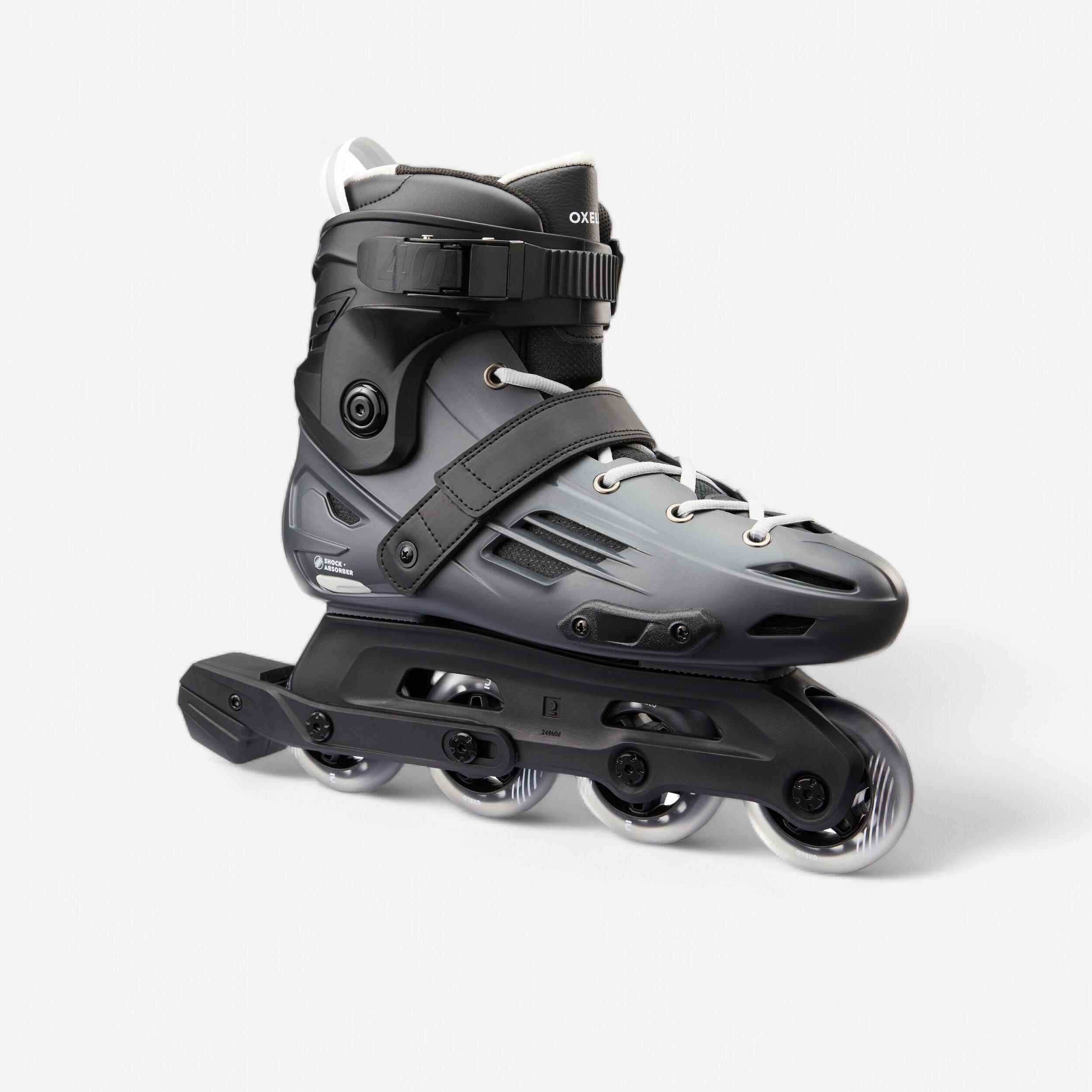 Adult Inline Skates MF140 Hard Shell - Grey - Decathlon