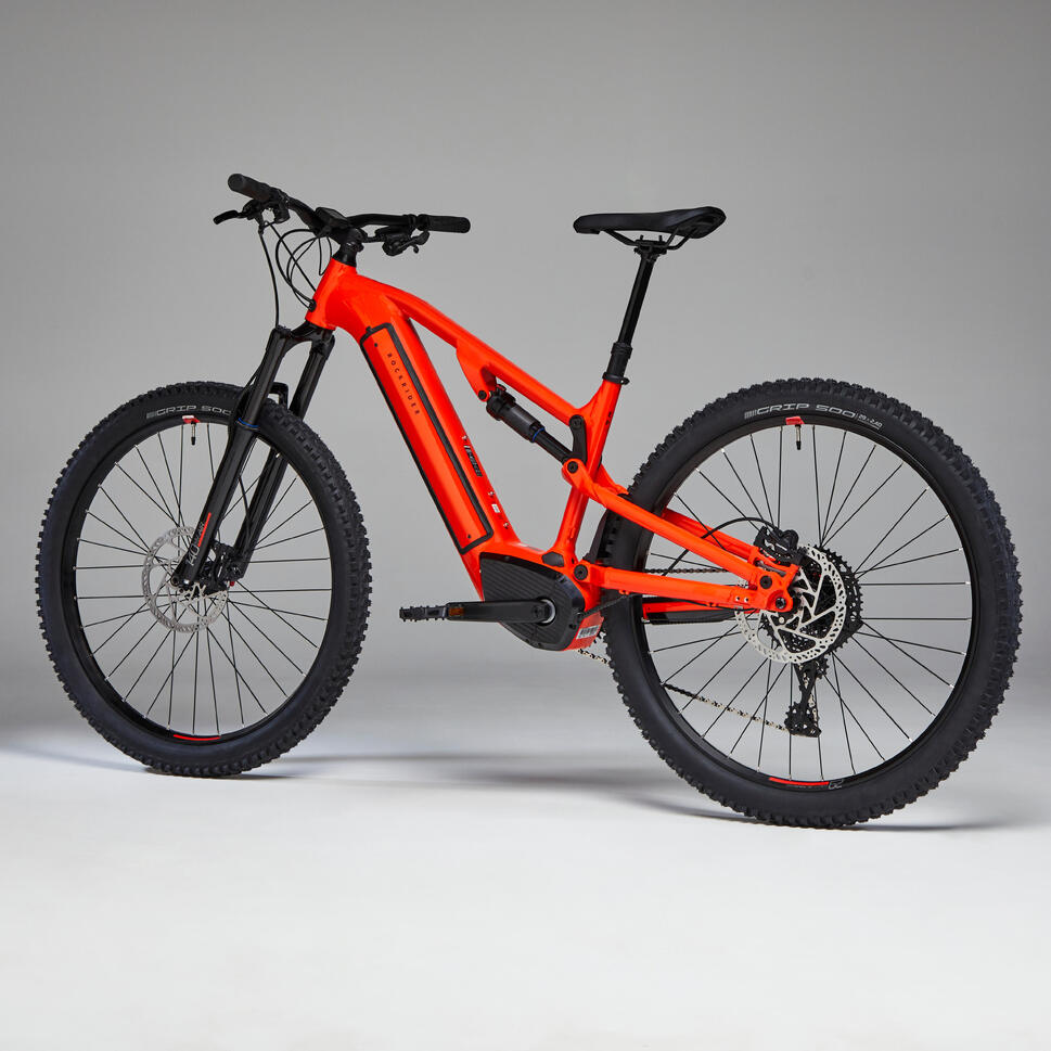 29" Full Suspension Electric Mountain Bike E-Expl 520 S - Bright Red ...