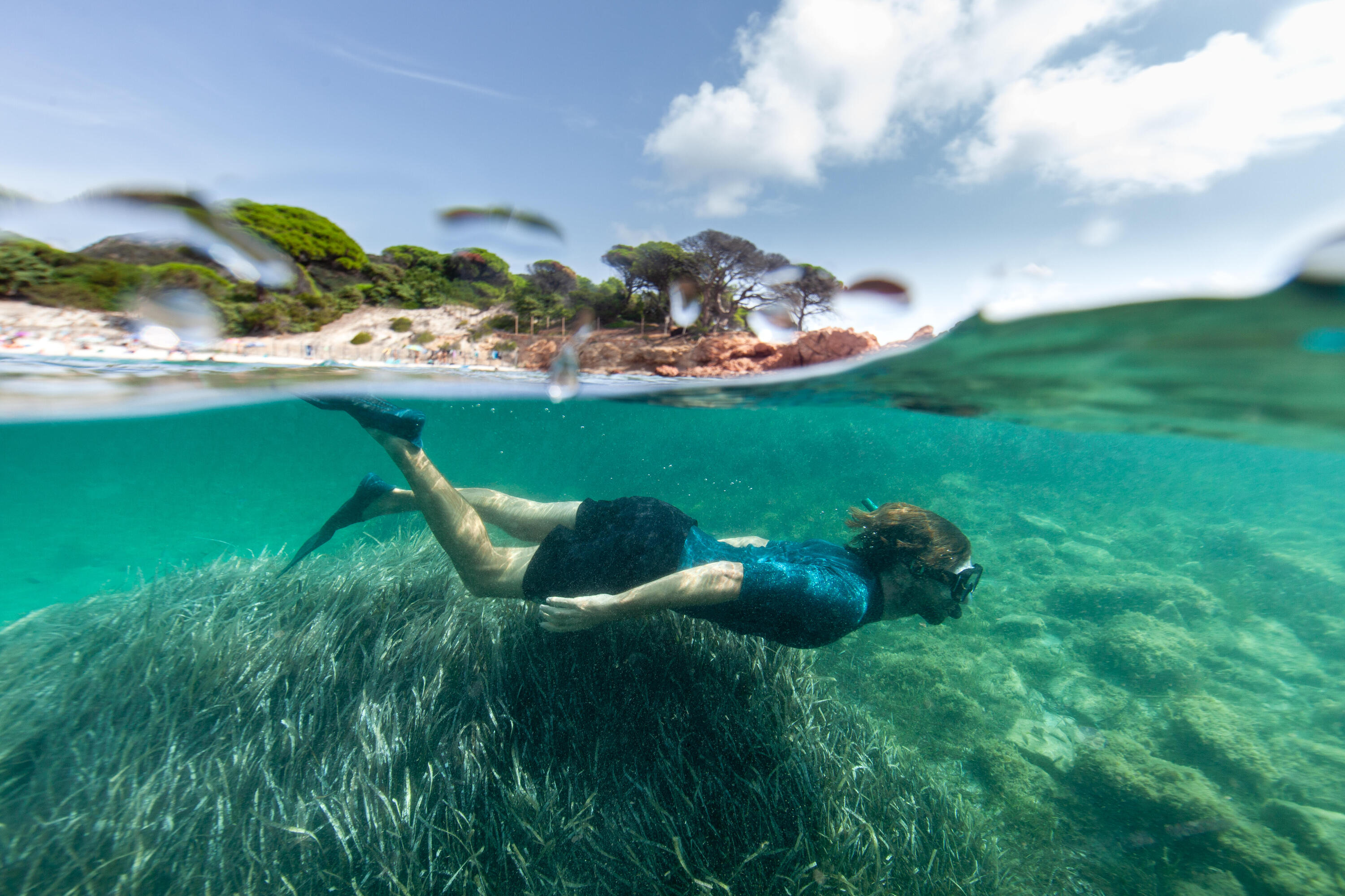 Aletas Cortas Submarinismo/Snorkel FF 100 Adulto Negro DECATHLON ...