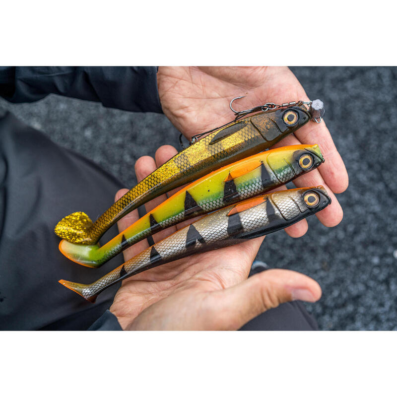 LEURRE SOUPLE BROCHET SHAD ROGEN 250 PERCHE X1 CAPERLAN | Decathlon