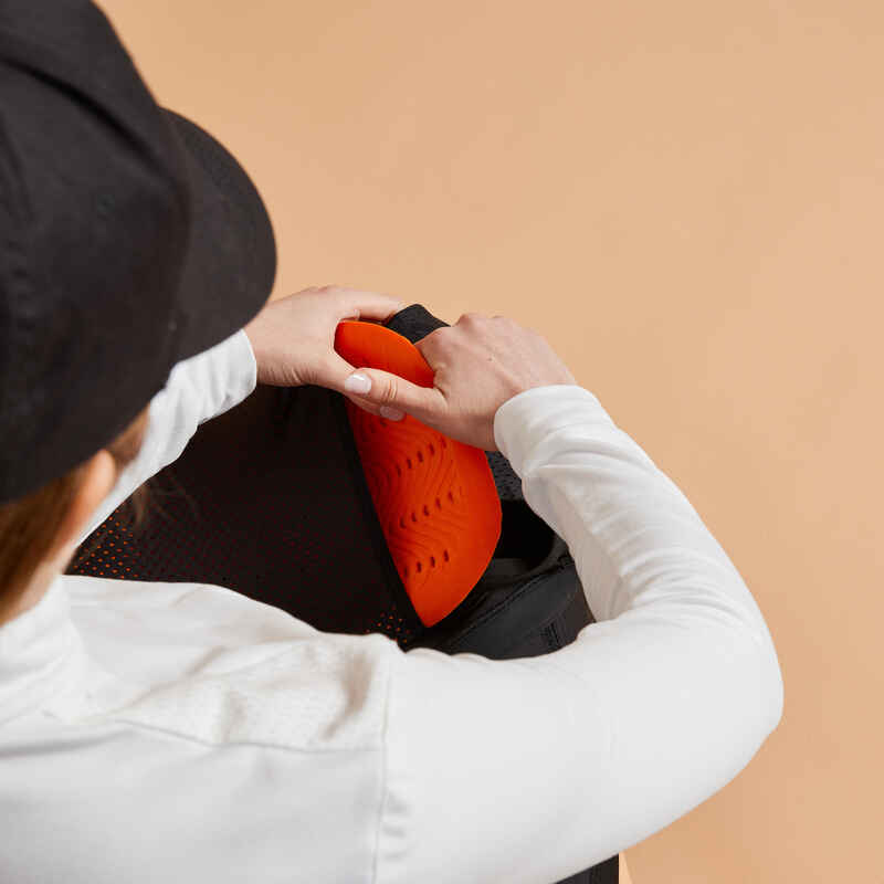 Adult Horse Riding Flexible Back Protector 500 D3O® - Black - Decathlon